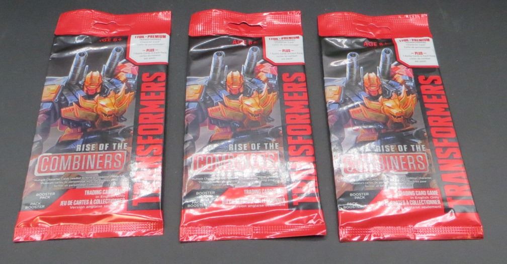 3 Sealed Packs Of Transformers Rise Of The Combiners Trading Card Game ...