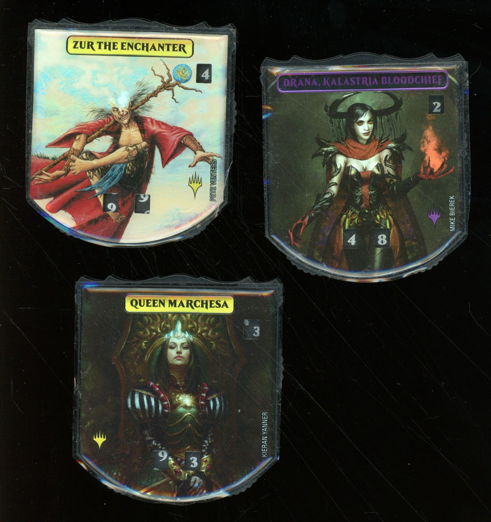 3 New Ultra Pro MTG Foil Relic Tokens Life Counters