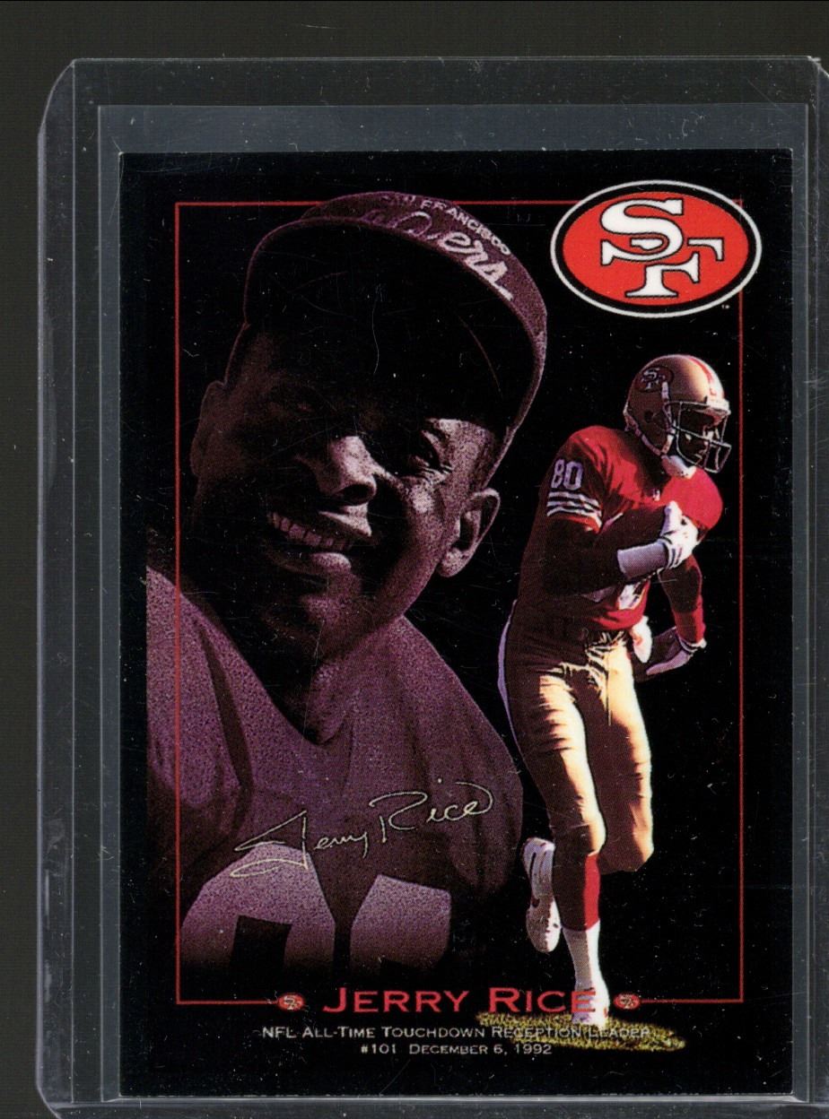 1993 SkyBox Premium Poster Cards #CB5 Jerry Rice