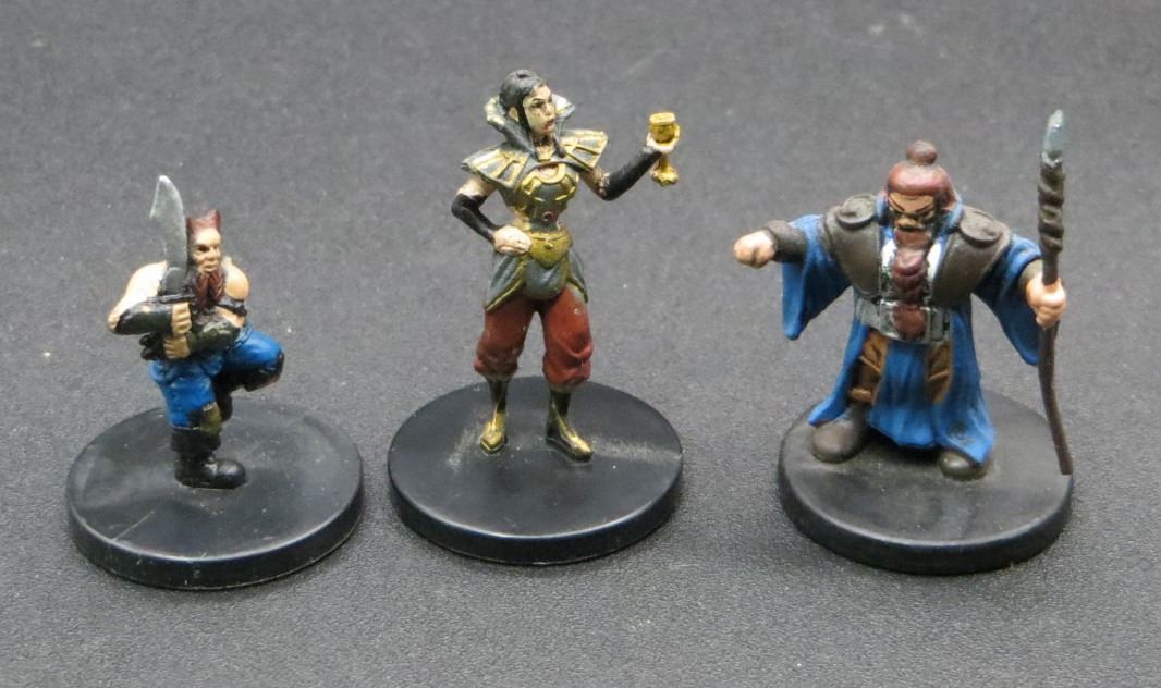 D&D Painted Mini Figures Dwarf Barbarian 18/60, Blood Drinker Vampire ...