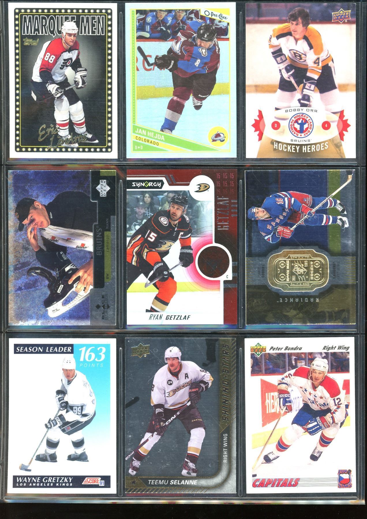 9 NHL Rookie & Insert Hockey Cards Various Teams