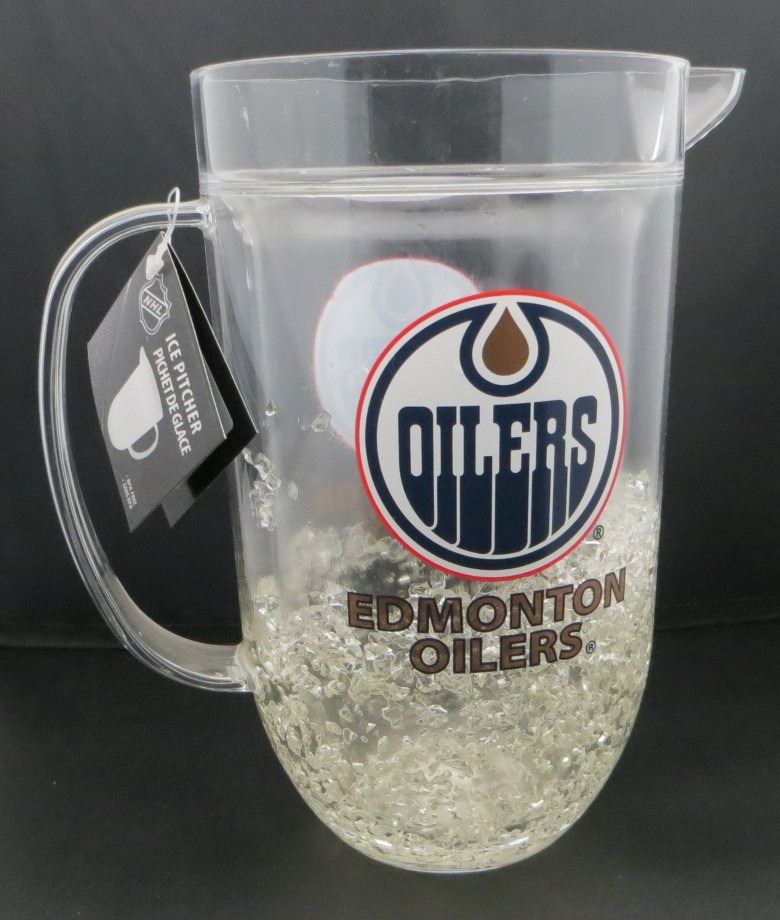 New Edmonton Oilers Ice Pitcher (Keeps Beverages Cold For Hours Without ...