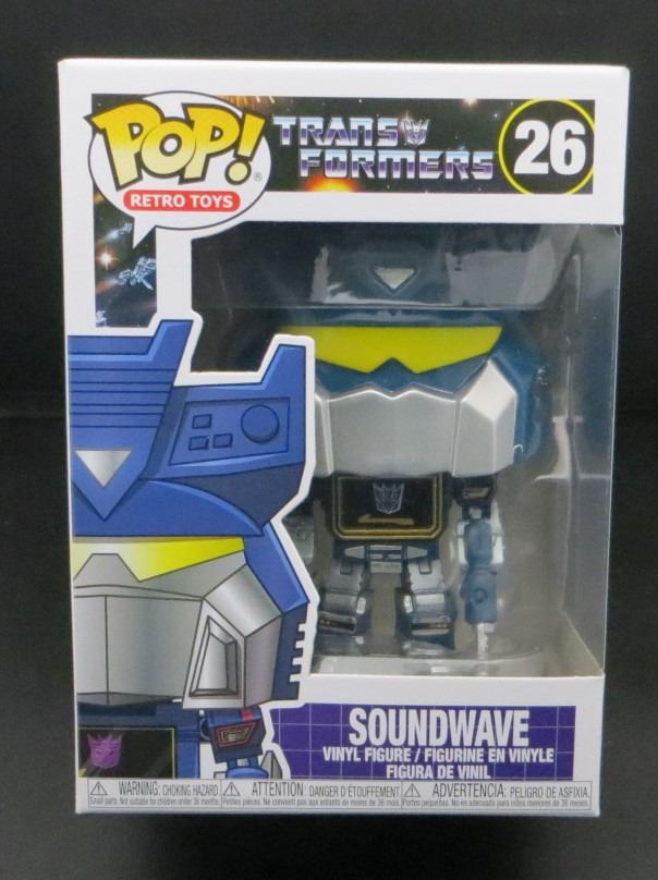 New Funko Pop Trans Formers Sound Wave #26