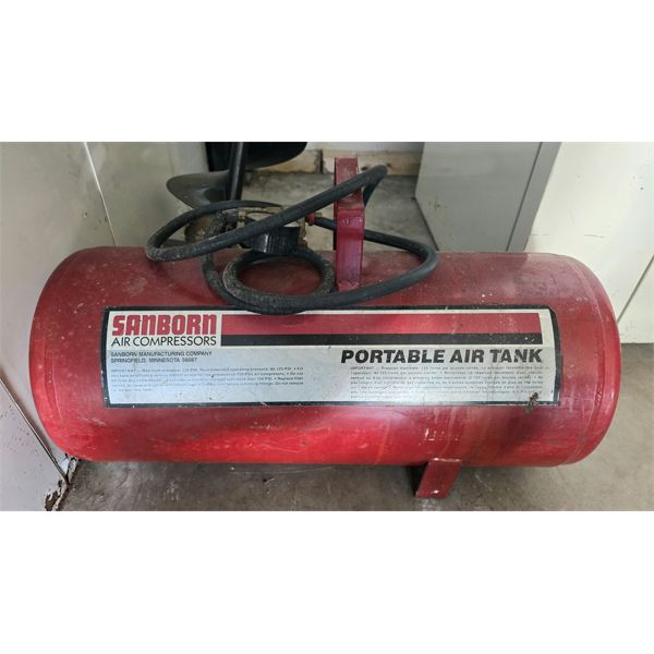 SANBORN PORTABLE AIR TANK
