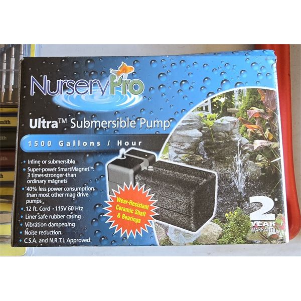 NEW NURSERY PRO ULTRA SUBMERSIBLE PUMP