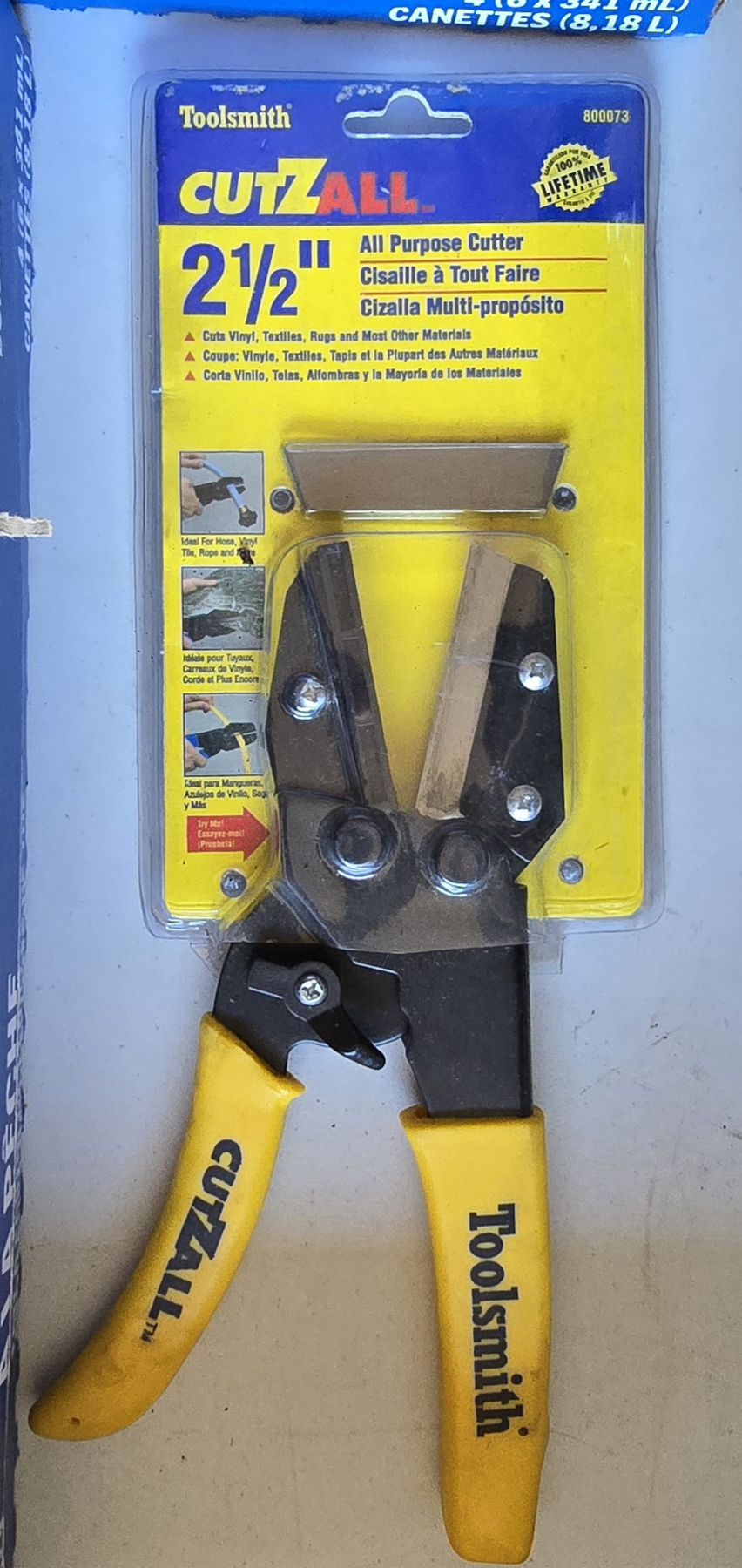 NEW TOOLSMITH CUT-Z-ALL 2 1/2" ALL PURPOSE CUTTER
