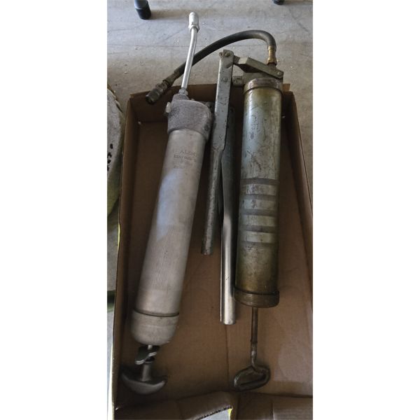 TWO GREASE GUNS