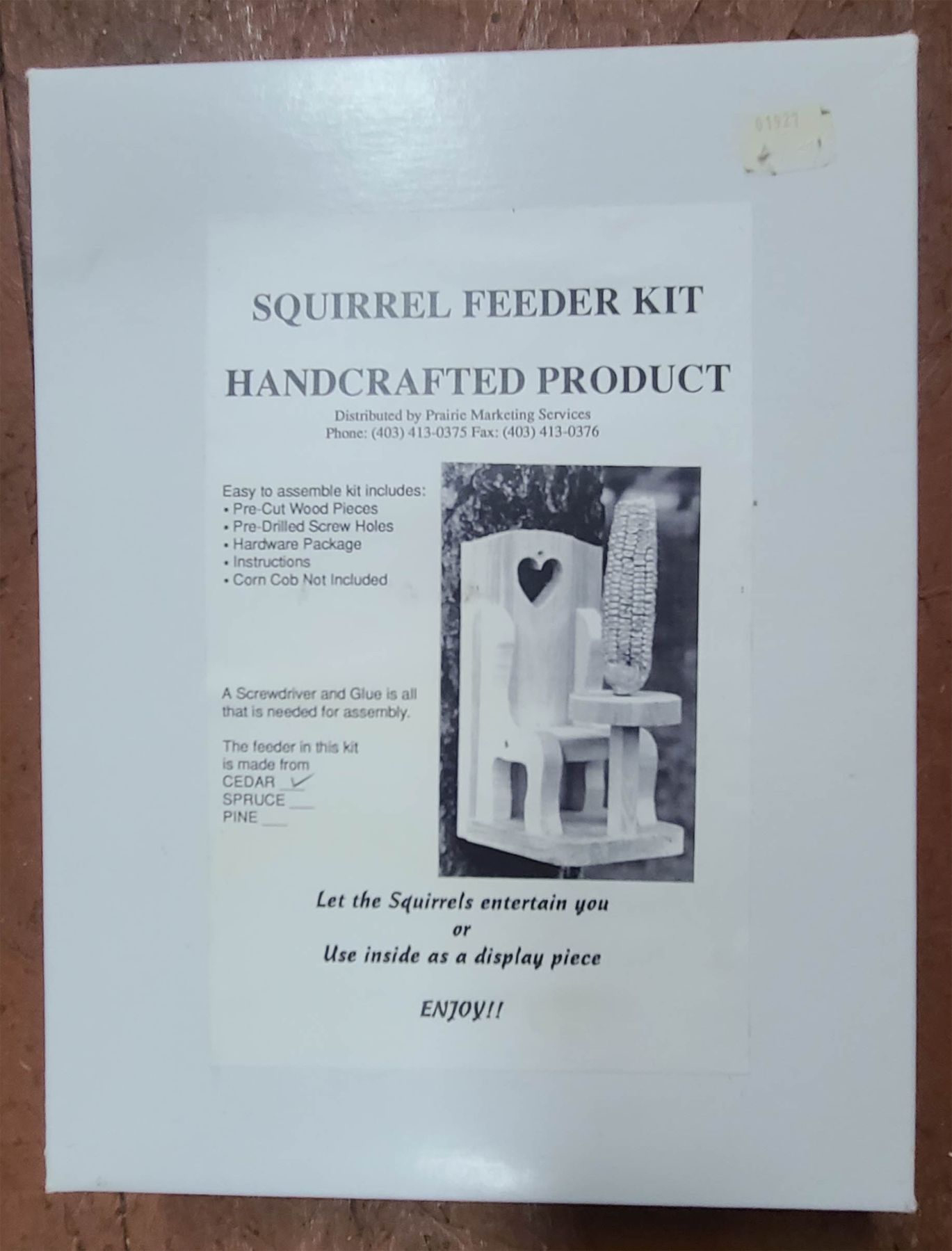 NEW SQUIRREL FEEDER KIT