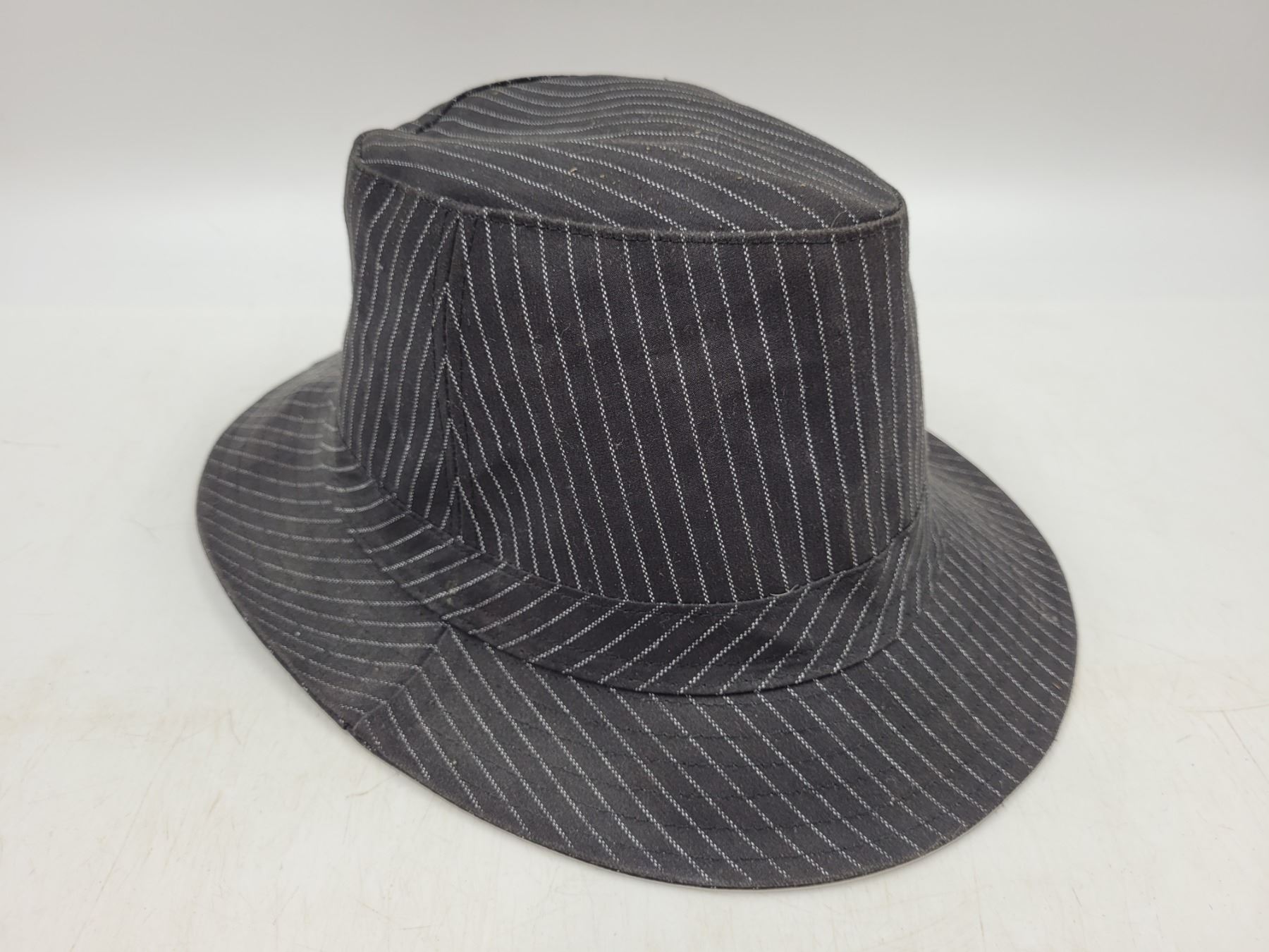 Vintage Striped Fedora