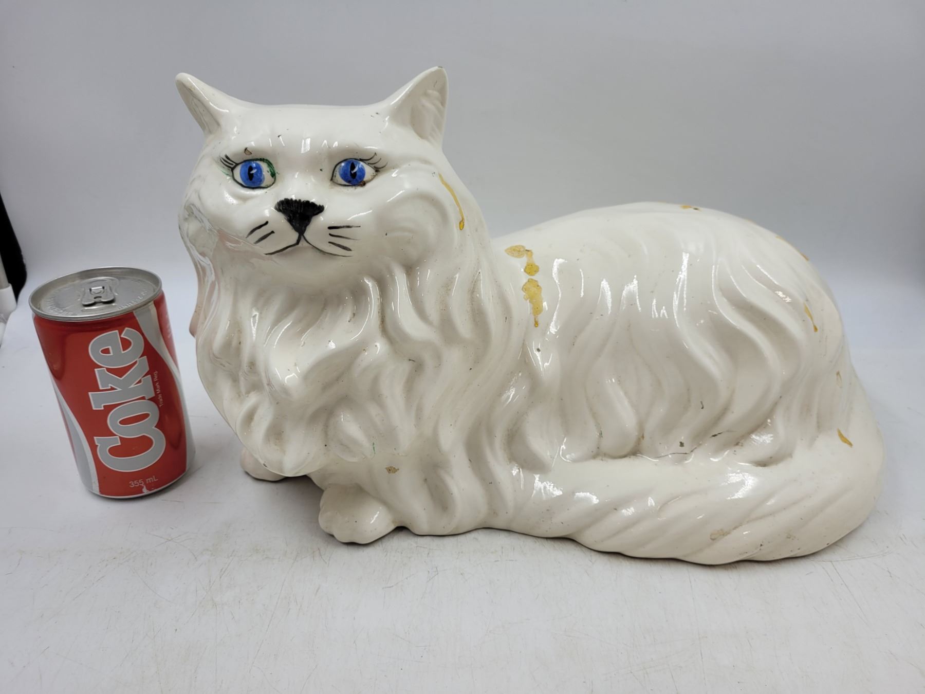Large Vintage Ceramic Cat