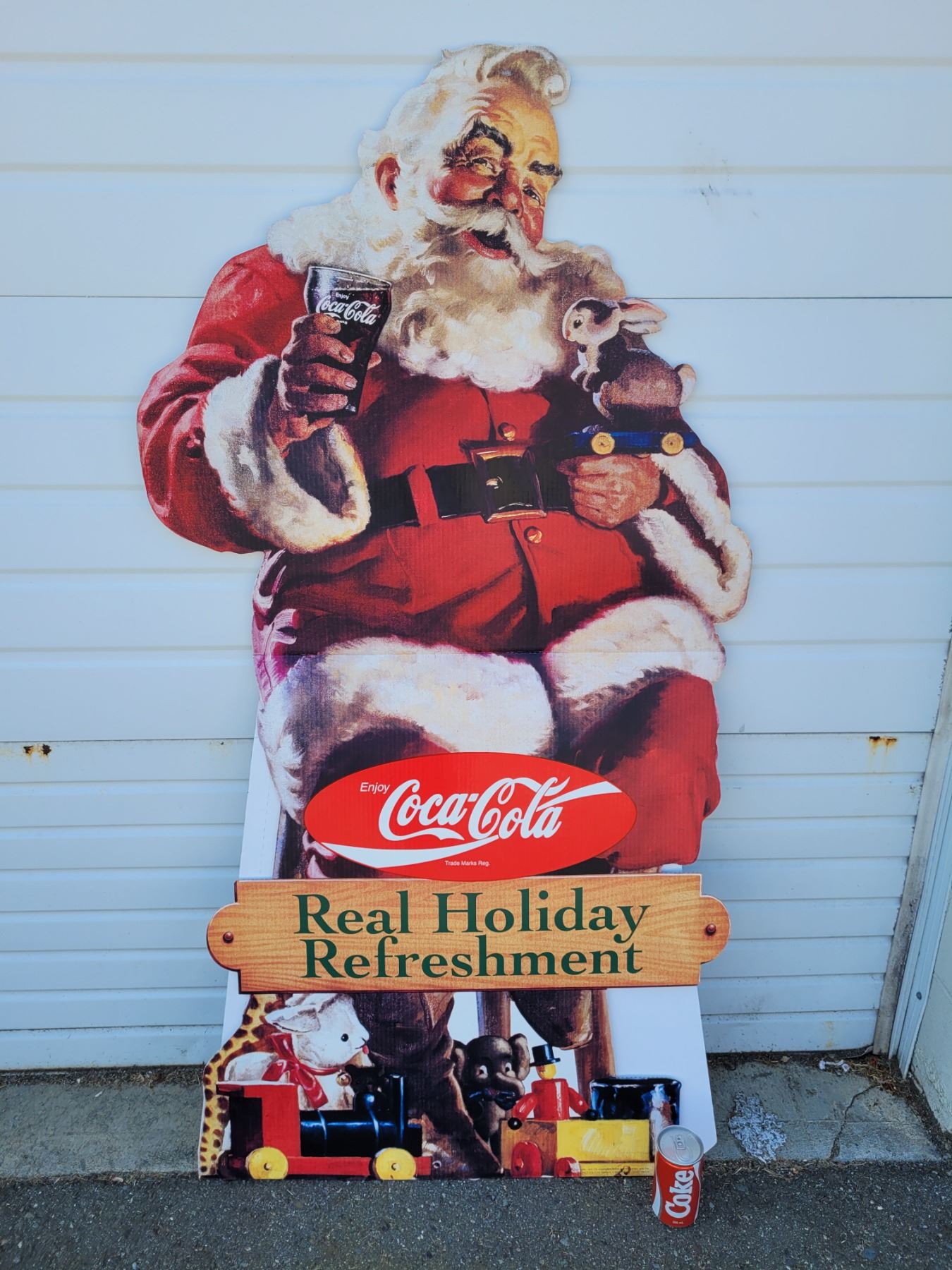 Vintage Coca-Cola Santa Cut Out