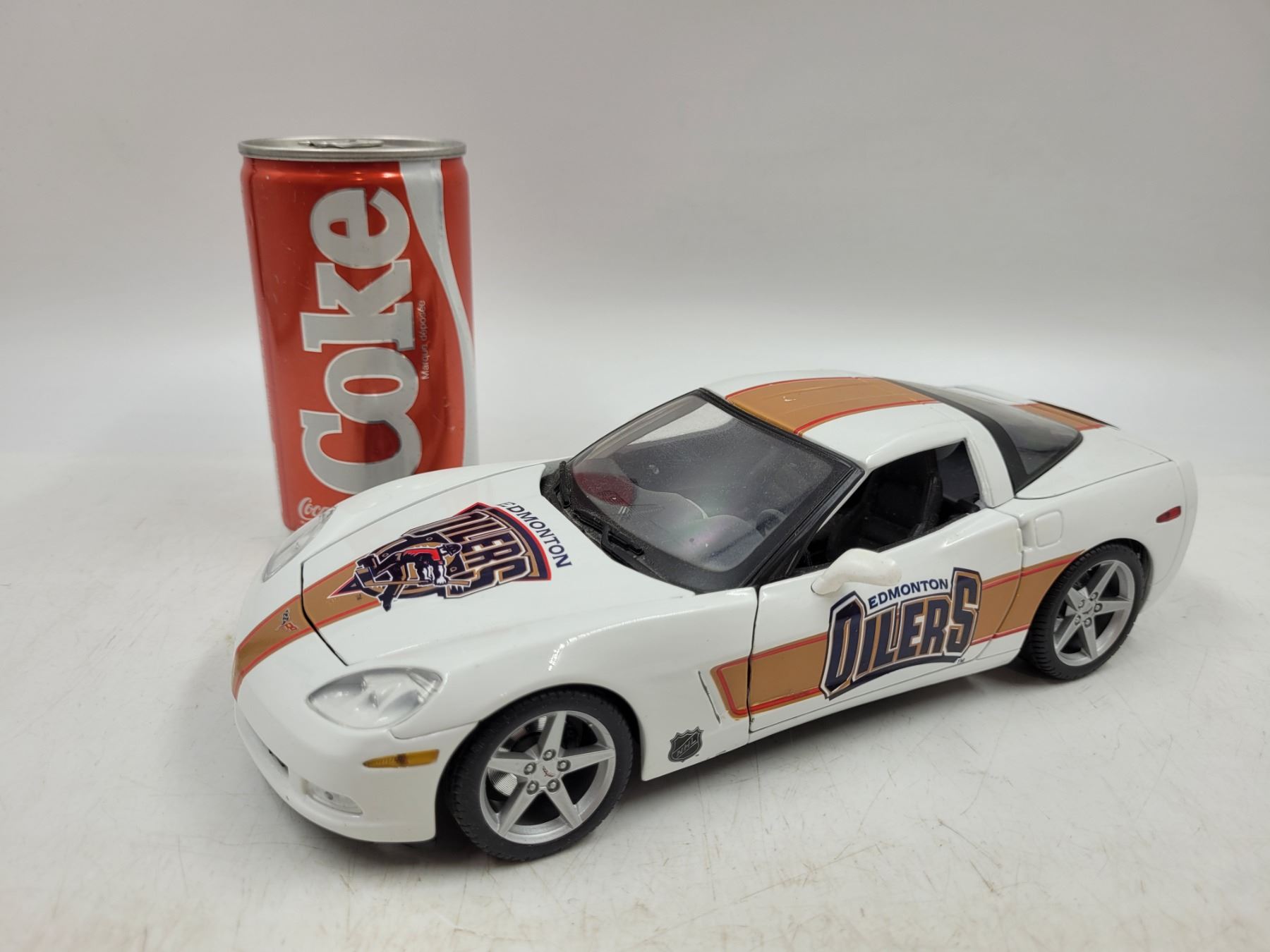 Vintage Edmonton Oilers Advertising Car