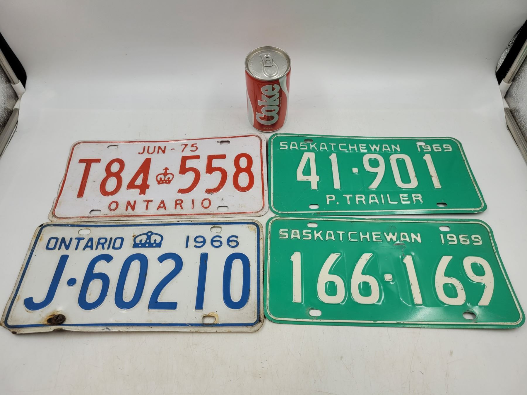 Vintage Canadian License Plates