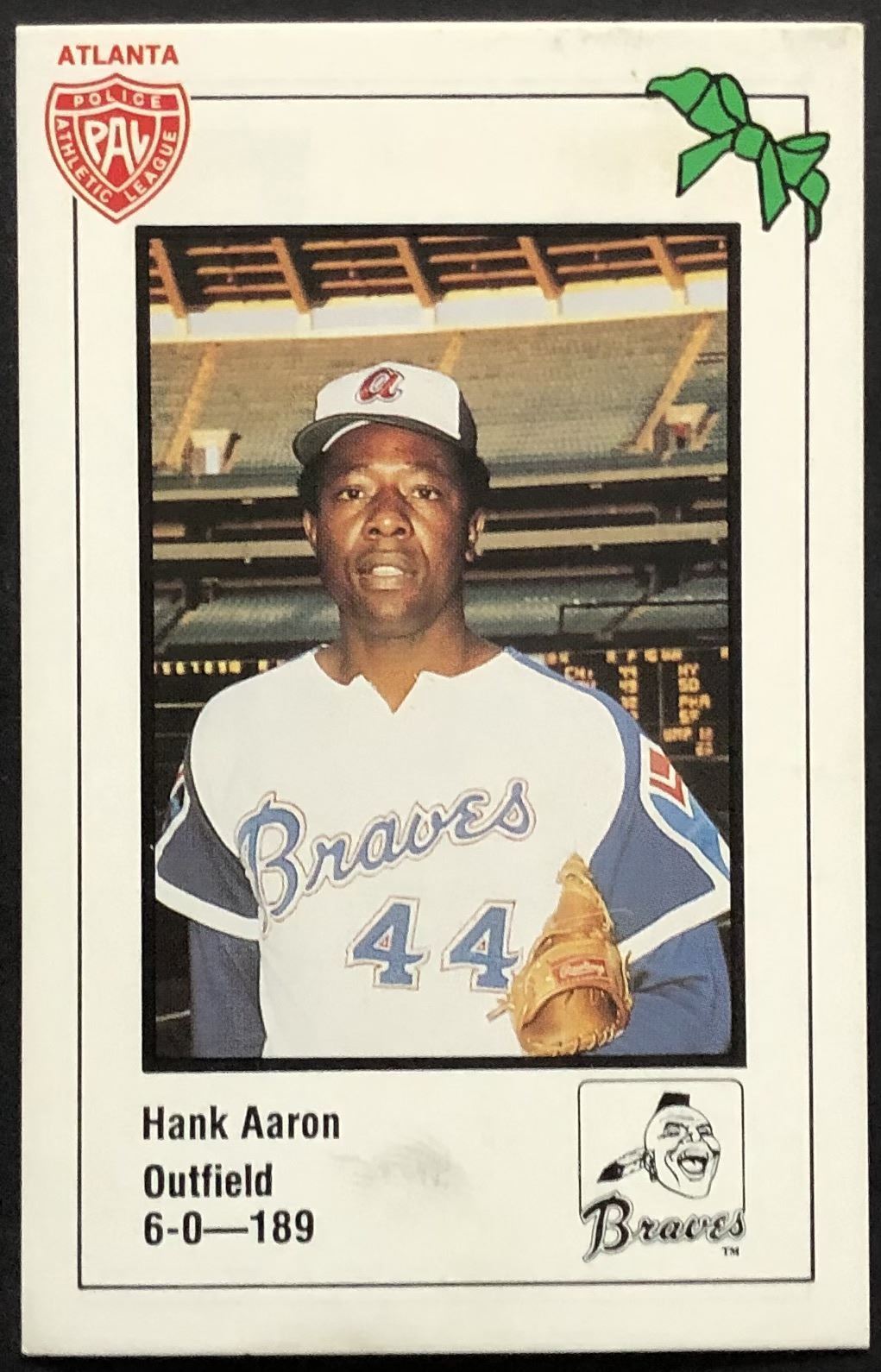1981 HANK AARON POLICE CARD