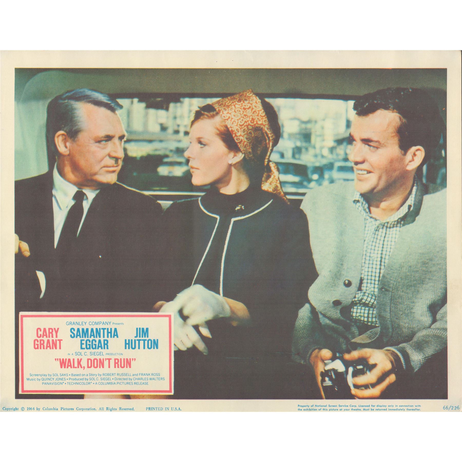 Walk, Don't Run set of 8 original lobby cards