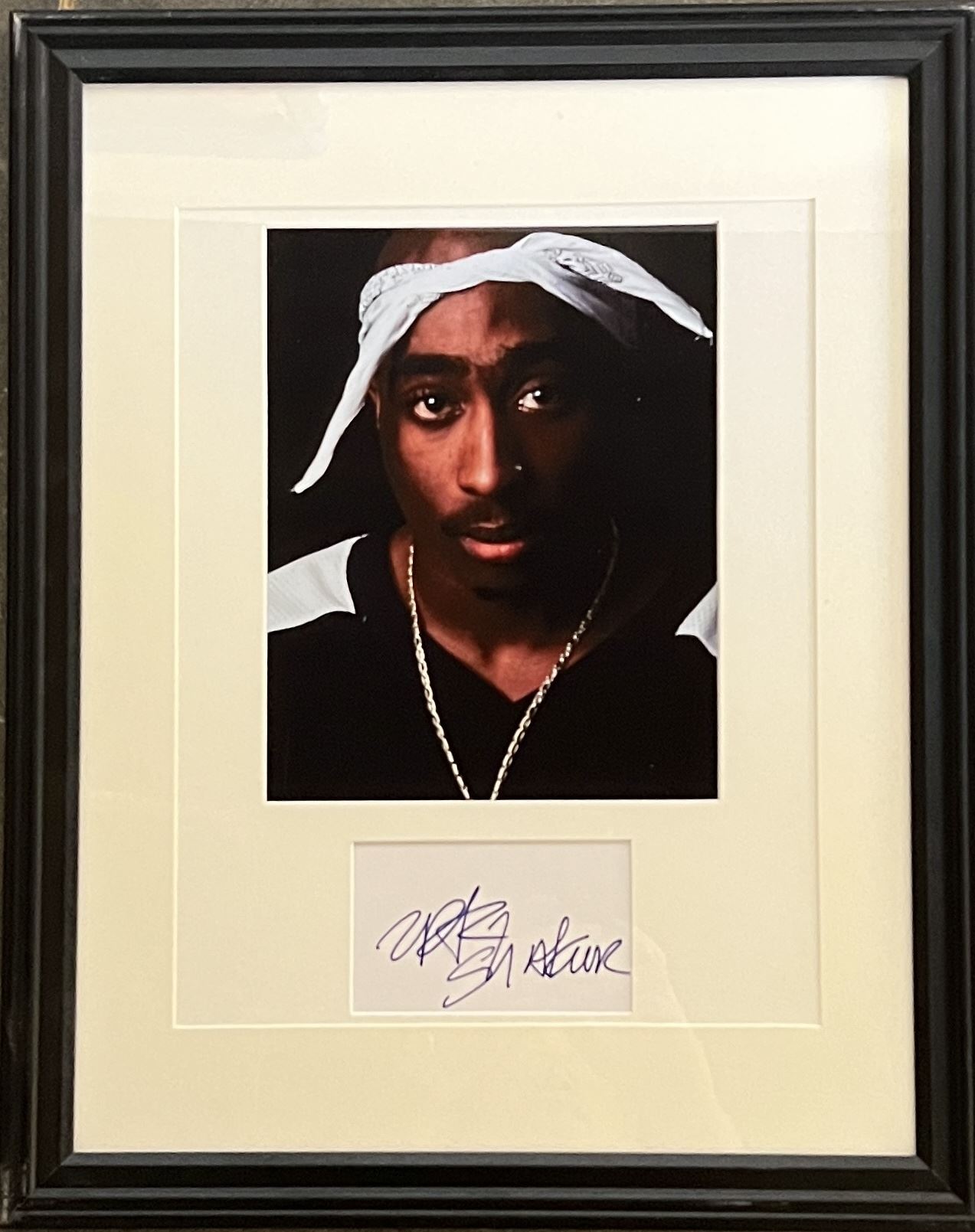 Tupac Shakur original signature