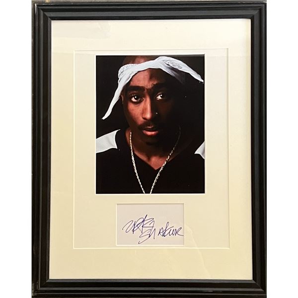 Tupac Shakur original signature