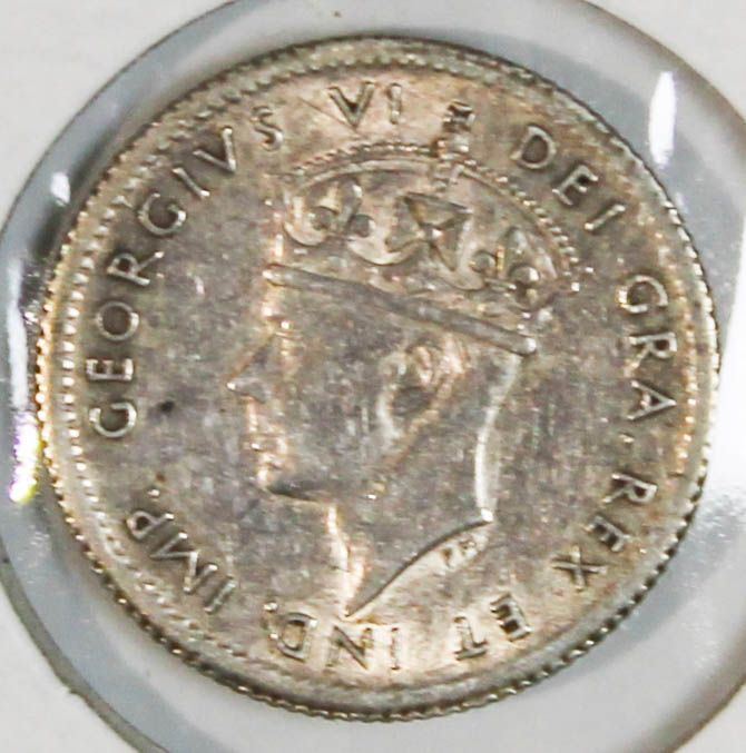 1941 SILVER NEWFOUNDLAND 5 CENT
