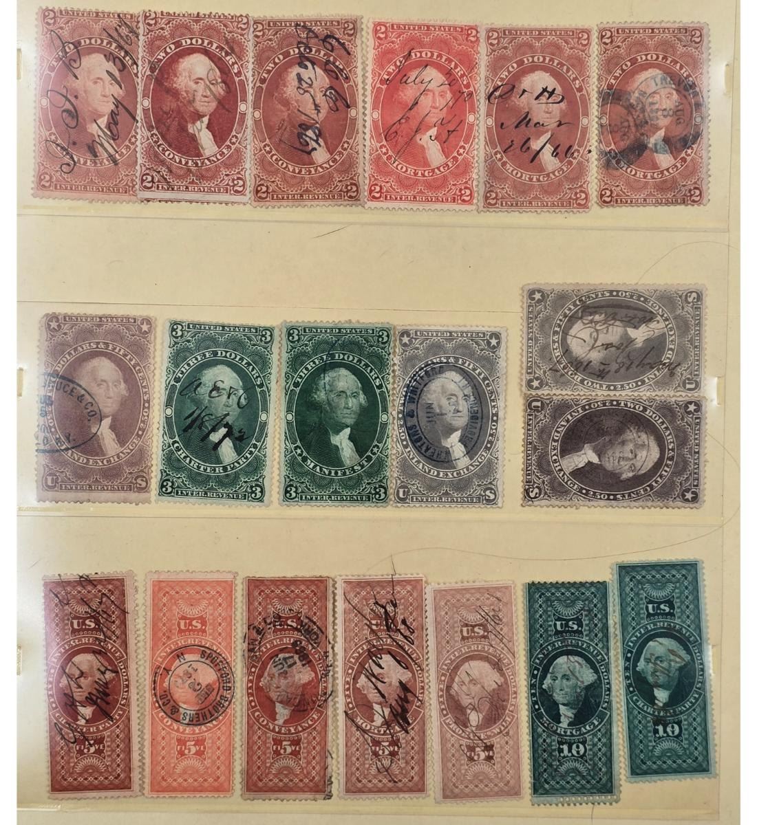 Lot Of 19 U.S Stamps 19th Century All In Very Good To Excellent Used ...