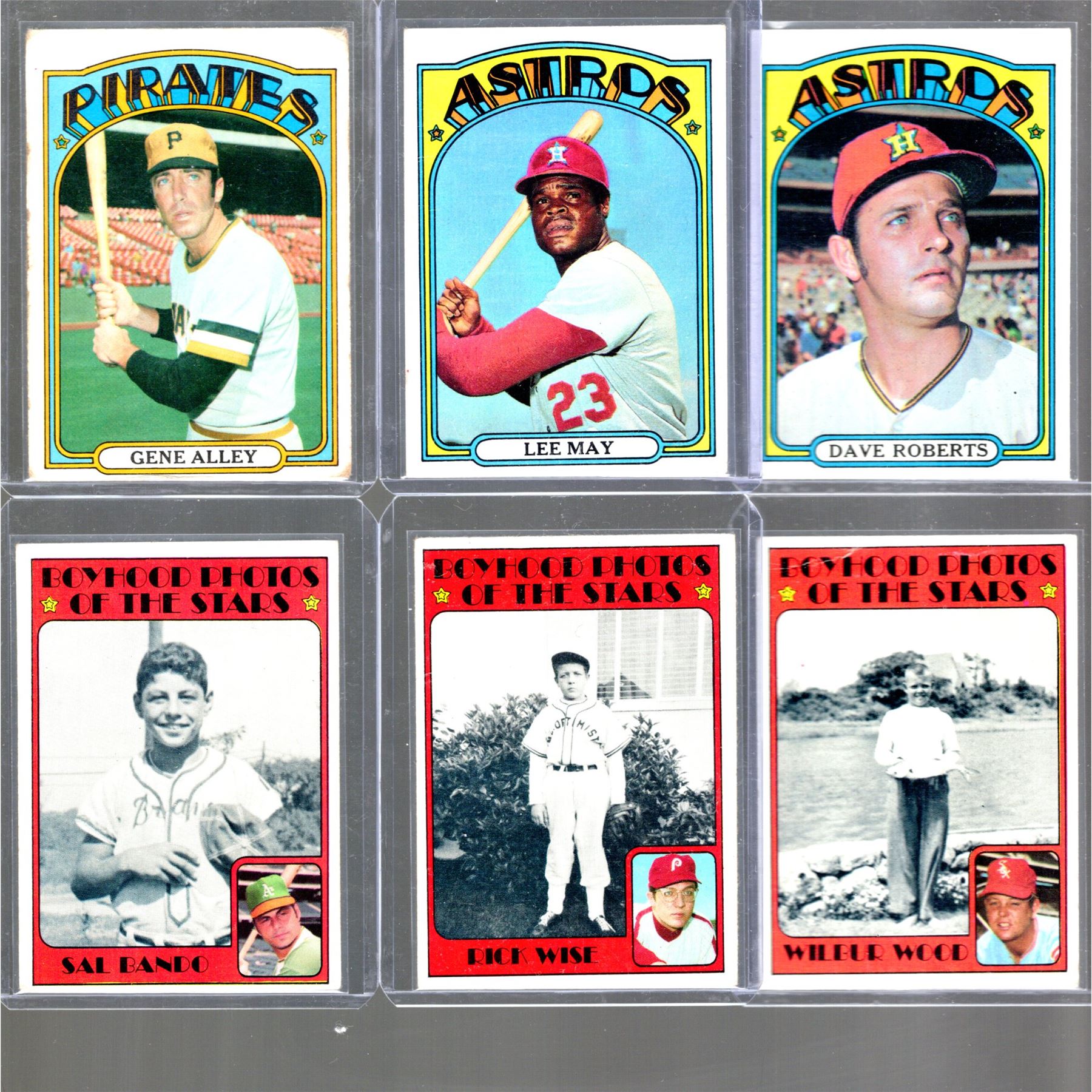 11 - 1972 Topps Baseball Cards: Steve Blass, Mel Stottlemyre, Wilbur ...