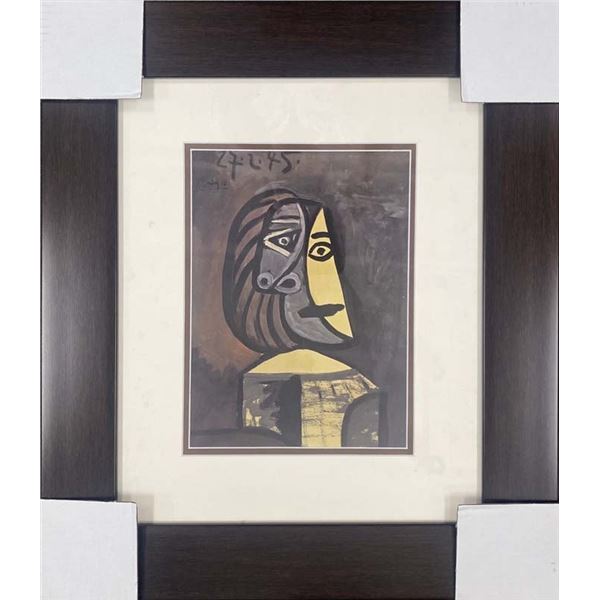 Pablo Picasso Color Plate Lithograph from 1970 Luxor