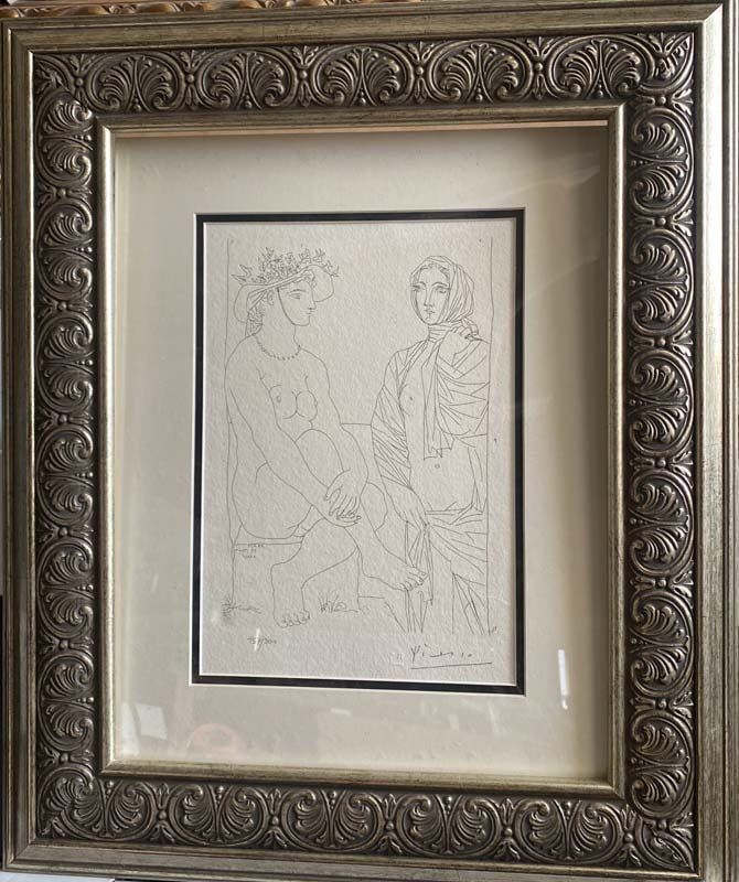Pablo Picasso lithograph numbered limited edition of 300 with official ...