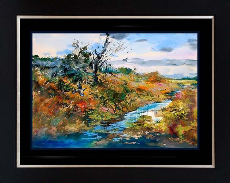 Michael Schofield original on paper landscape Luxor