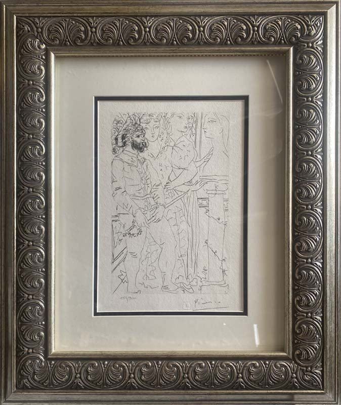 Pablo Picasso lithograph numbered limited edition of 300 with official ...