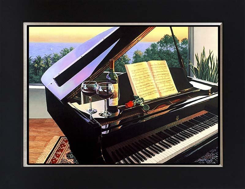 Robert Copple Wine Series Hand embellished Limited edition on canvas Luxor