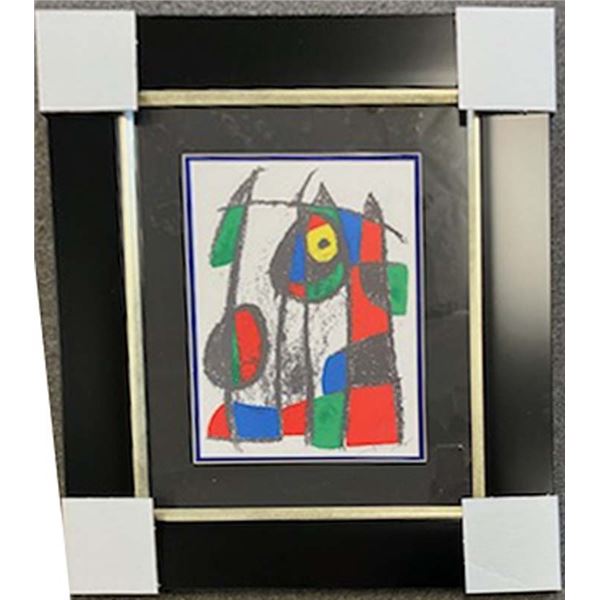 Joan Miro Original Lithograph Hand signed Luxor