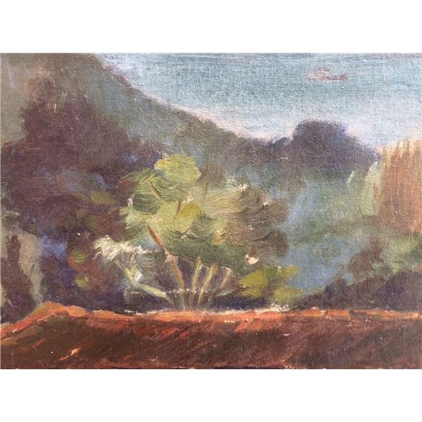 Old Brazilian Oil Painting Jose Pancetti, Bahia Luxor