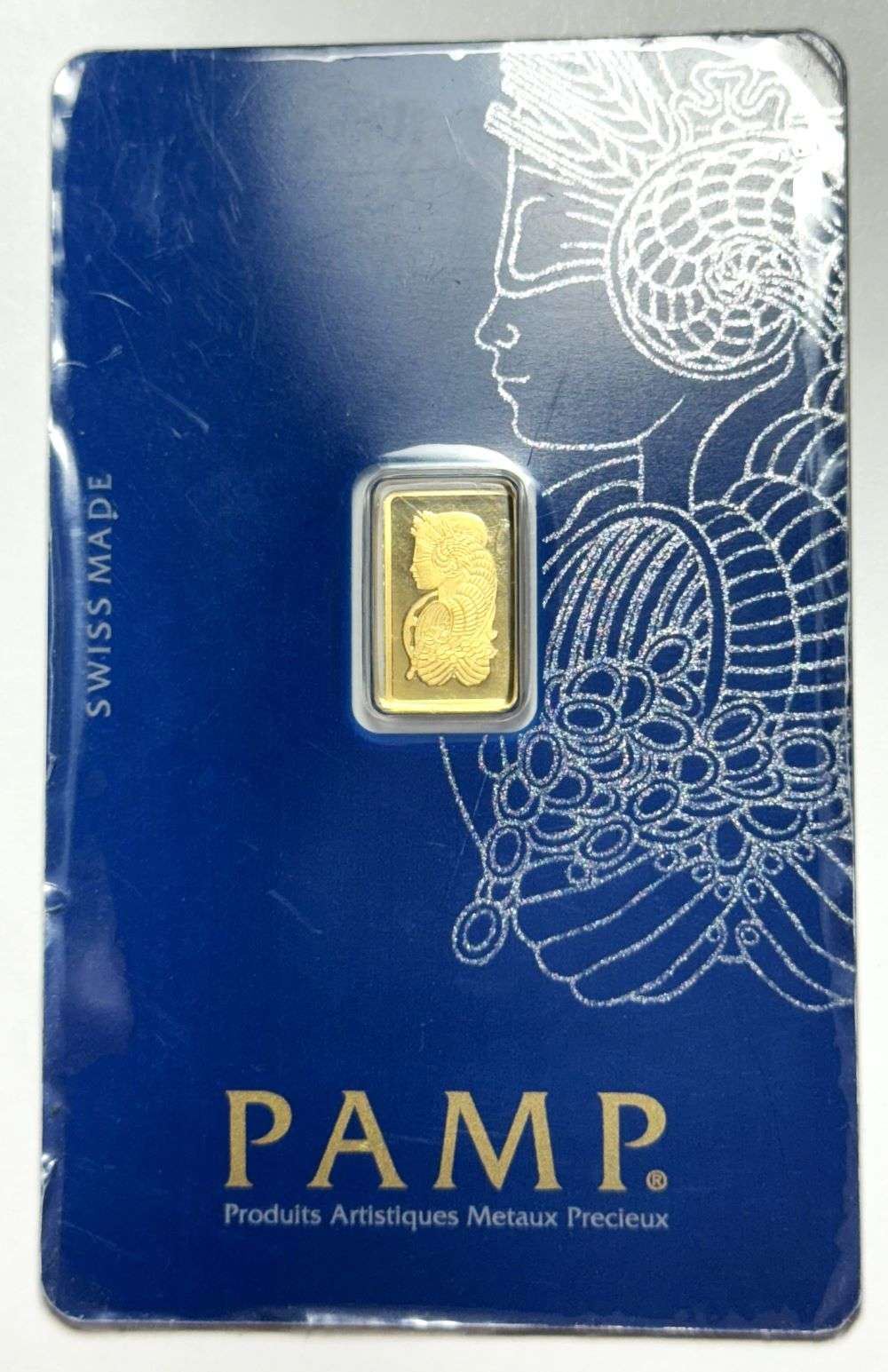 Pamp Suisse Lady Fortuna 1g .9999 Gold Bar