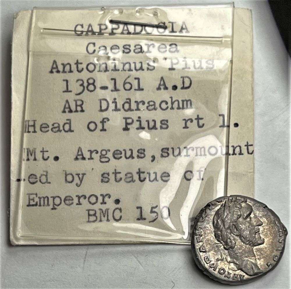 138-161 A.D. Moise Penning Ancient Roman Cappadocia Caesarea Antoninus Pius