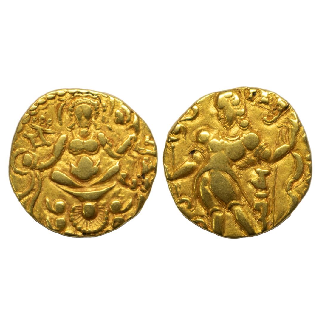 Gupta Empire, Chandragupta II (c. 375-415 AD), 'Archer' Type Gold Dinar ...
