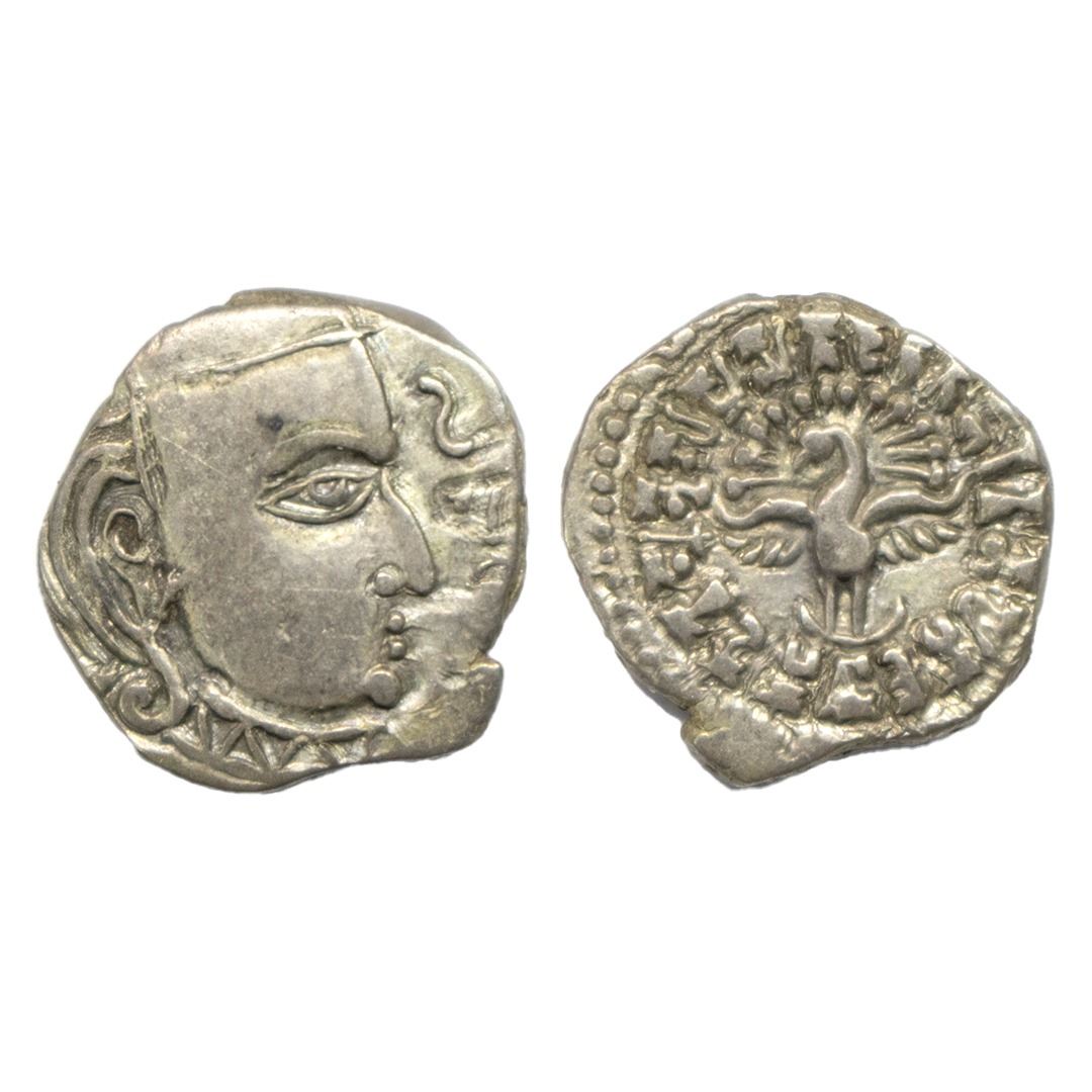 Guptas, Skandagupta (c. 455-480 AD), Madhyadehsa type, Silver Drachma ...