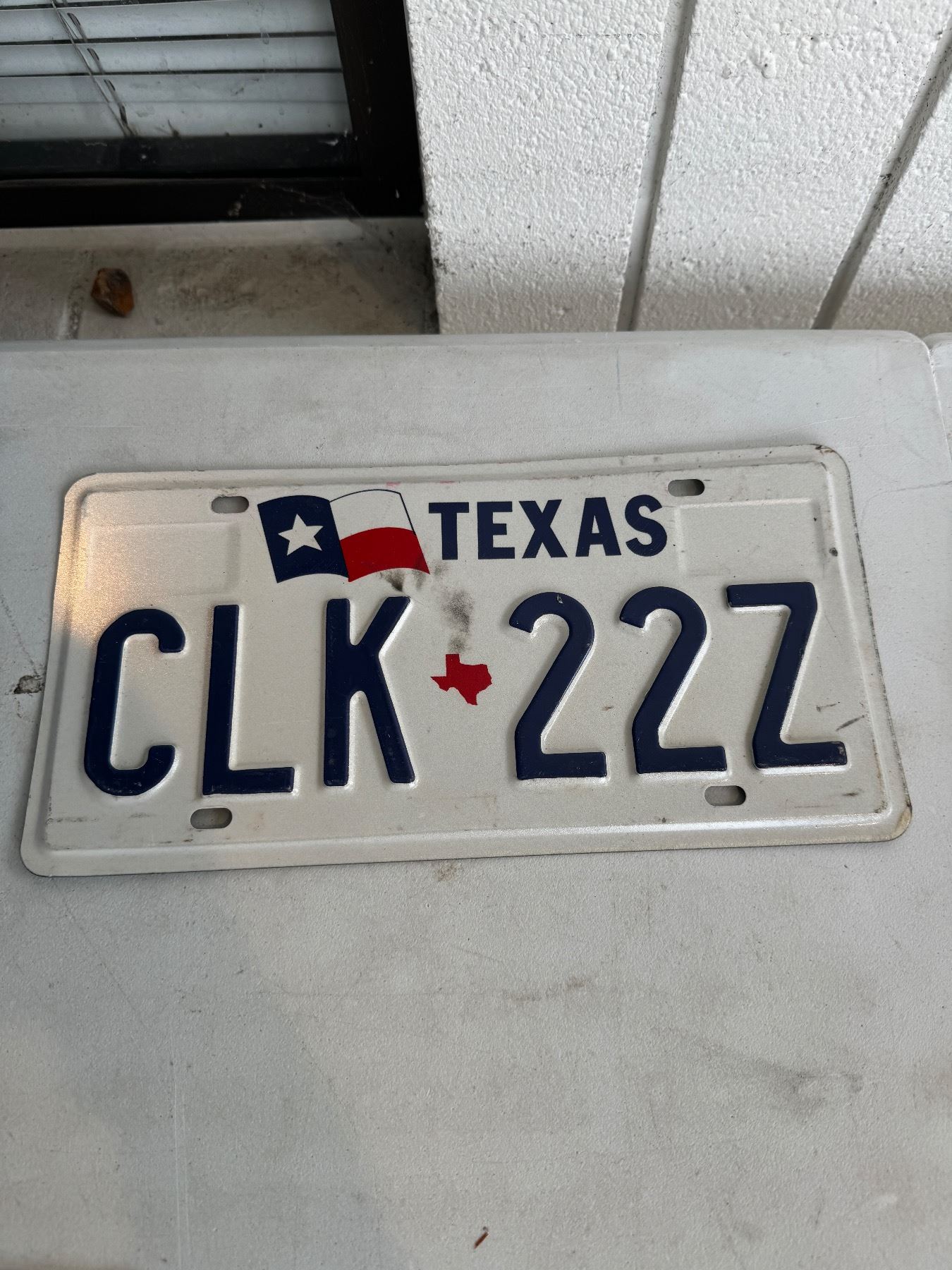 Texas license plate