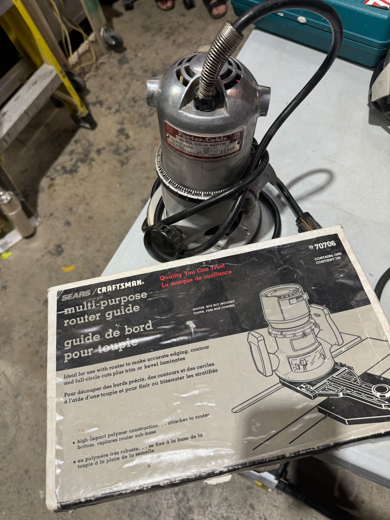 Porter cable, router and craftsman multipurpose router guide