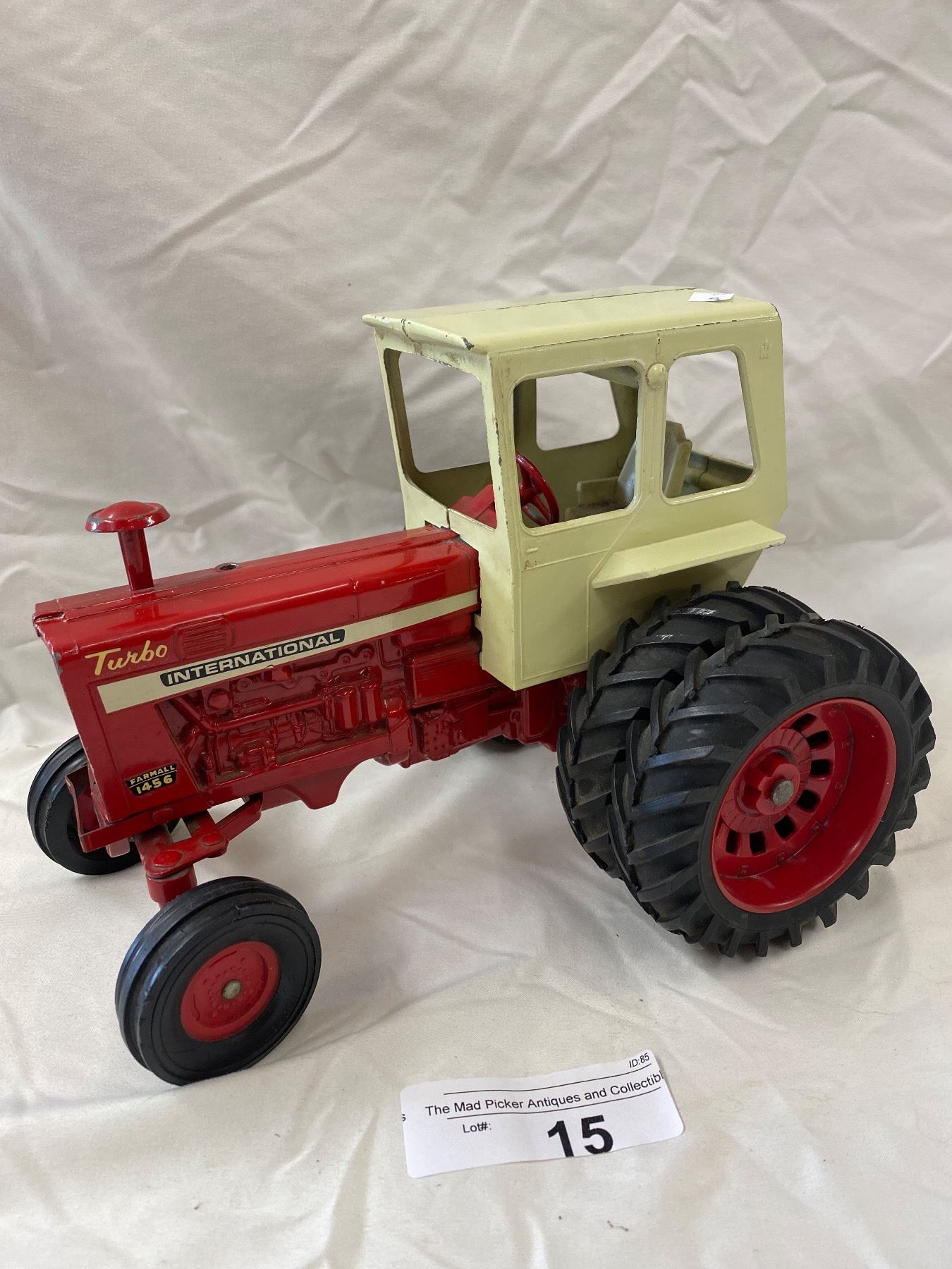 Vintage Turbo International Farmall 1456 Cast Metal Tractor