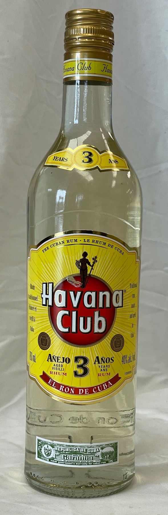 Sealed Bottle Of Havana Club Cuban Rum 750Ml - Test Site
