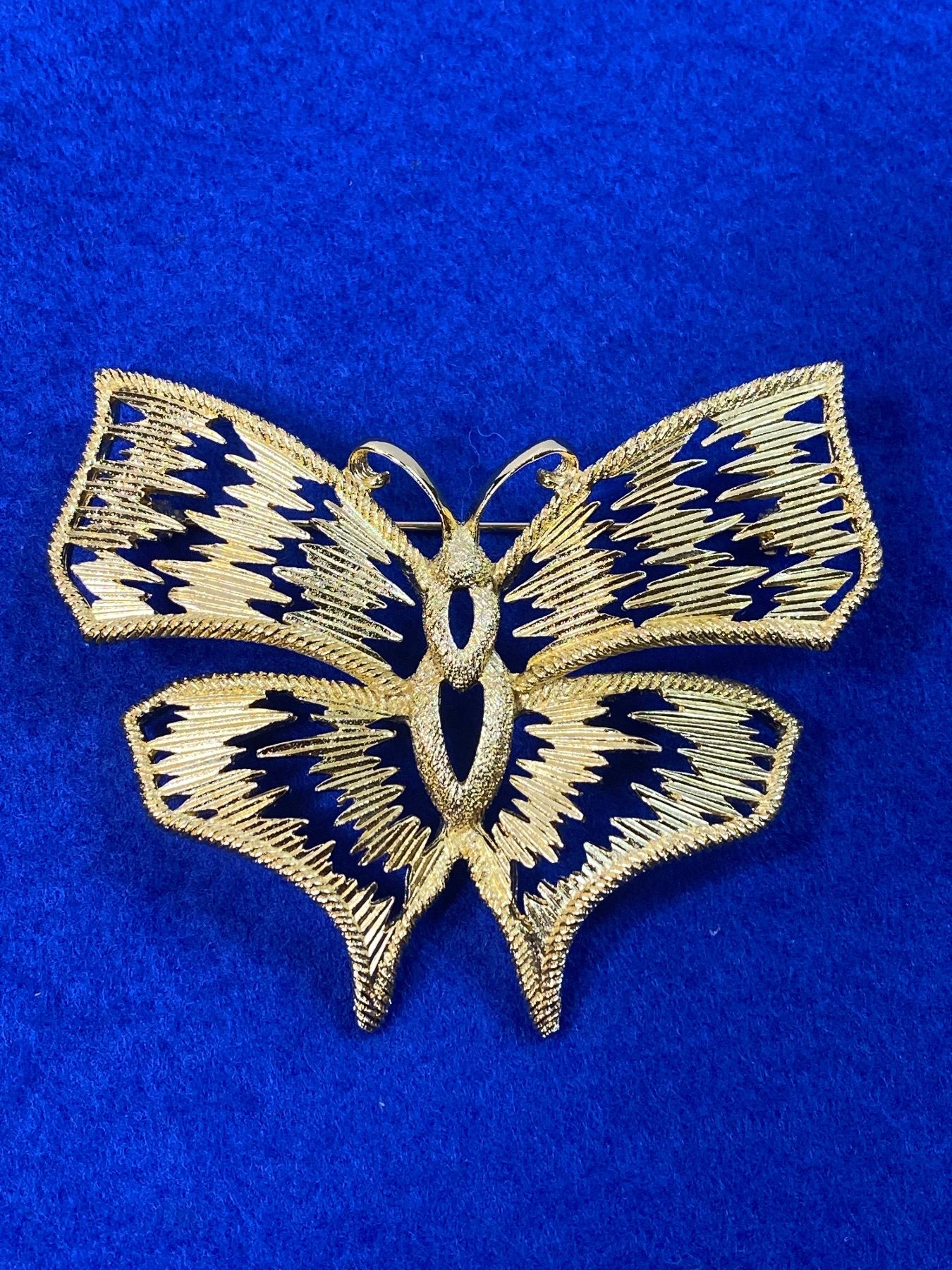 Christian Dior Butterfly Brooch, In Original Box