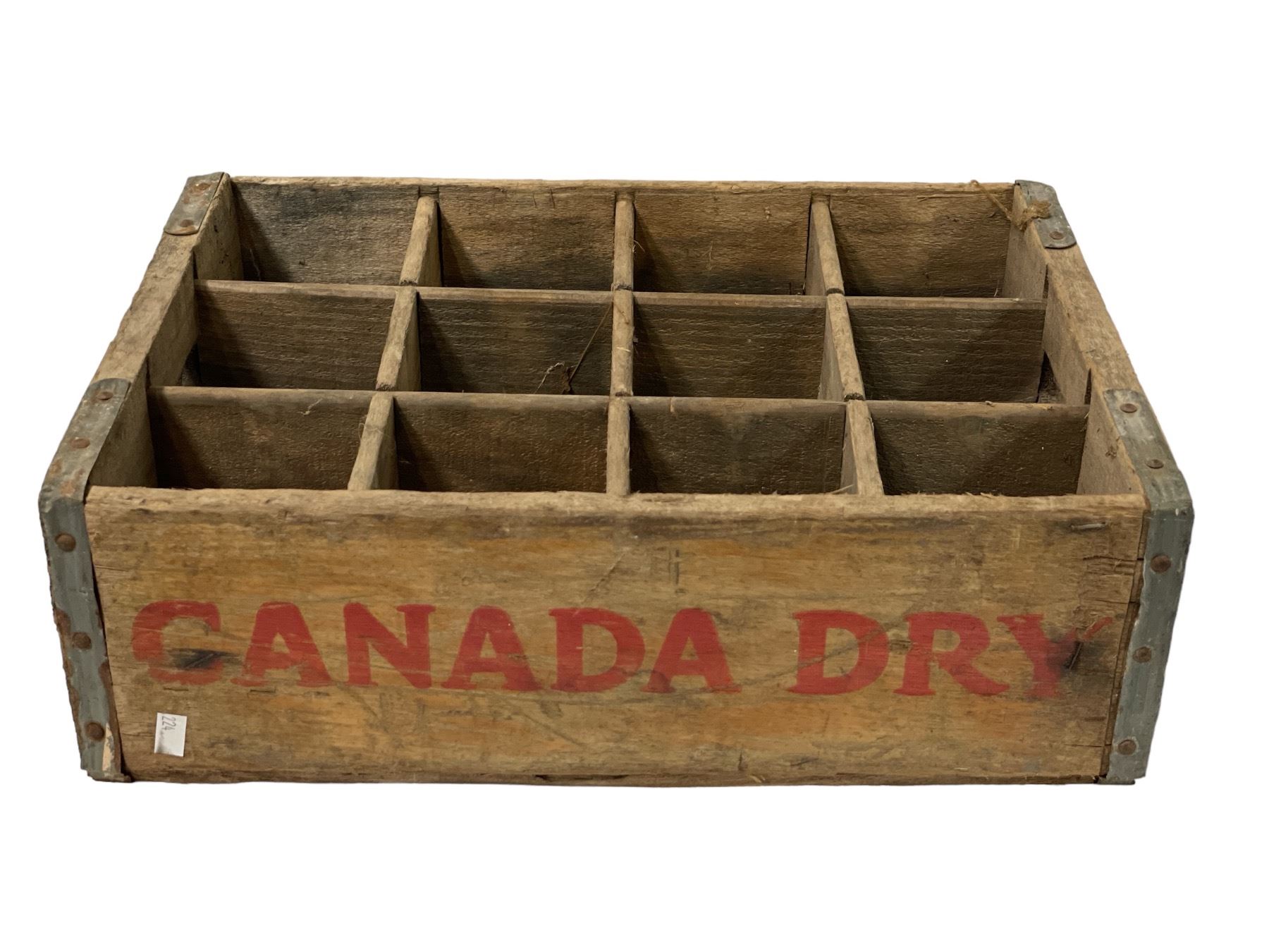 Vintage Wooden Canada Dry Pop Crate