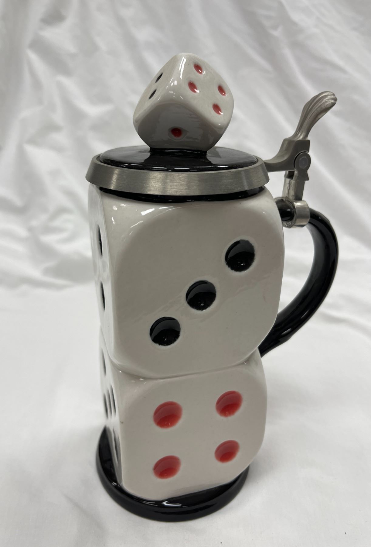Vintage Las Vegas Ceramic And Metal Stein - Test Site