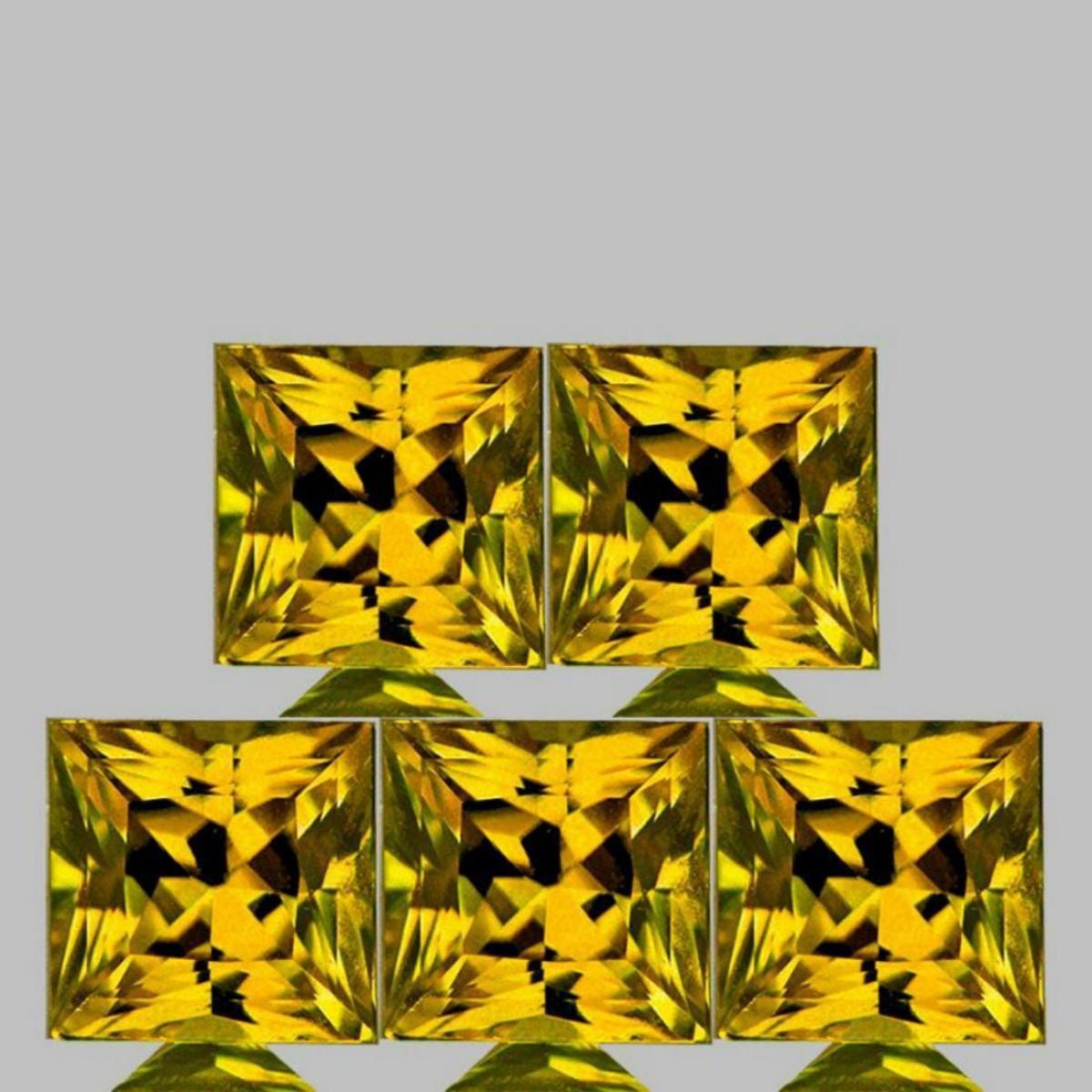 Natural Intense AAA Golden Yellow Beryl 'Heliodor' FL