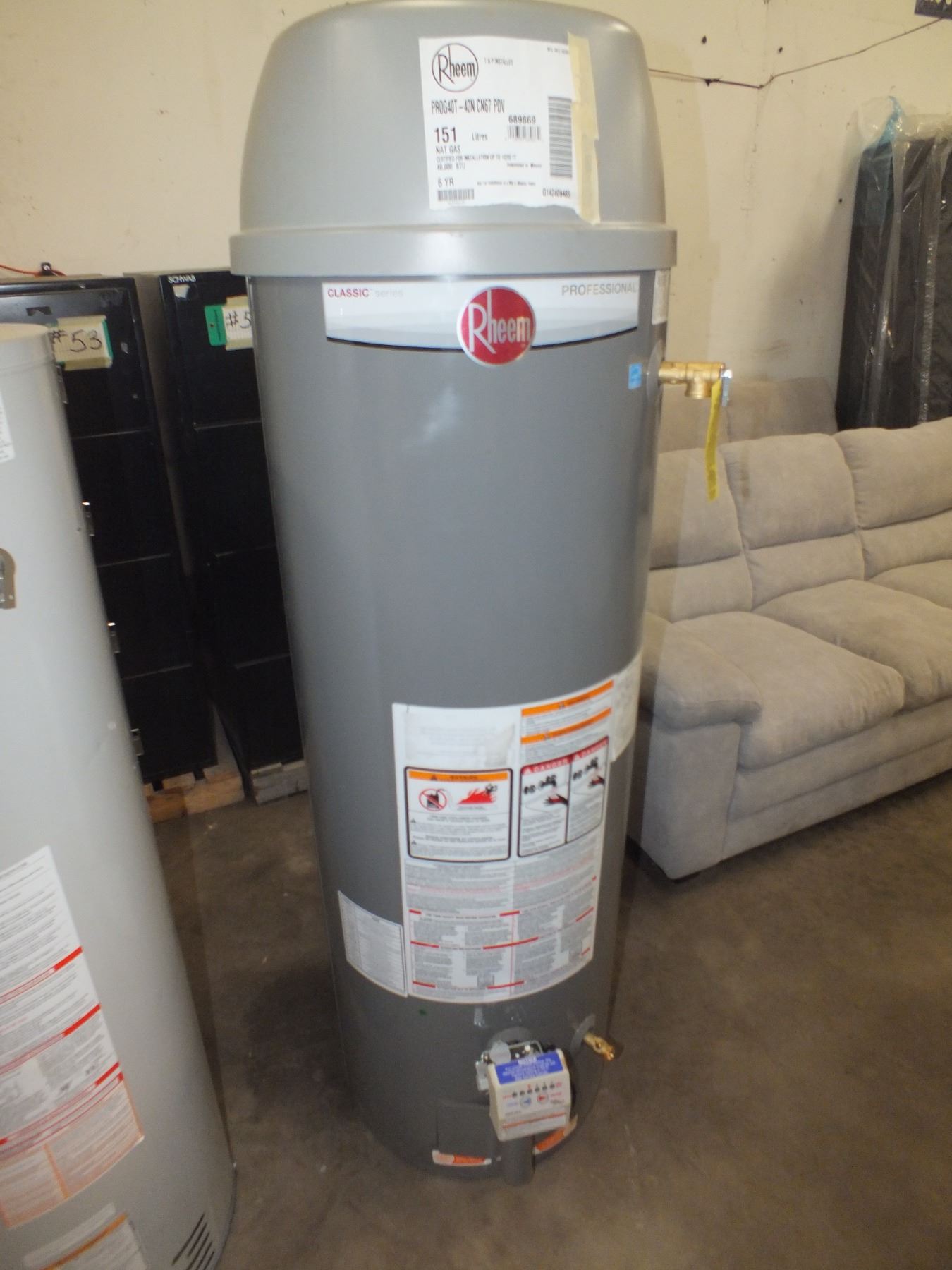 Rheem 40 Gas Hot Water Heater