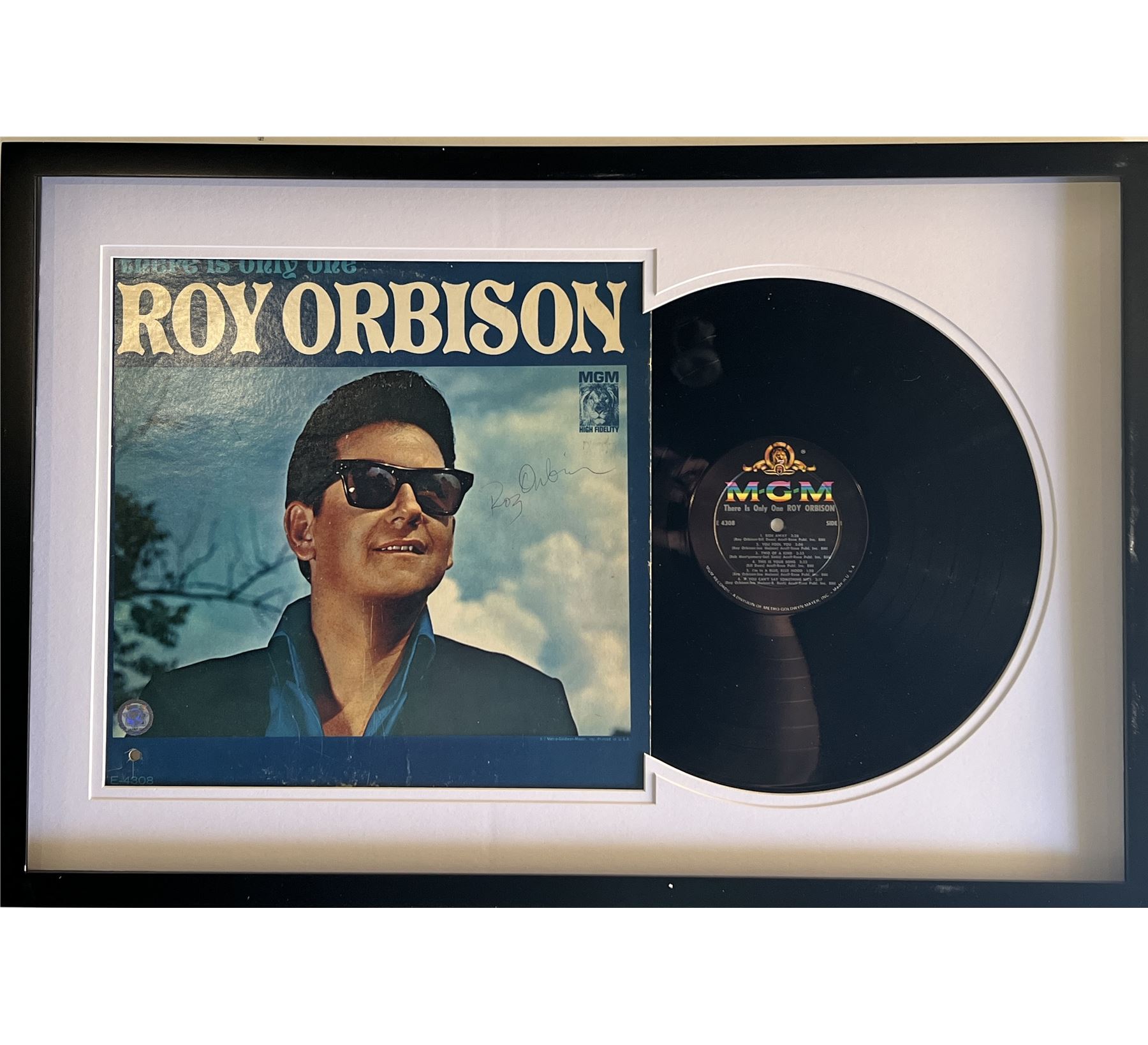 There Is Only One Roy Orbison Signed Album - GFA Authenticated