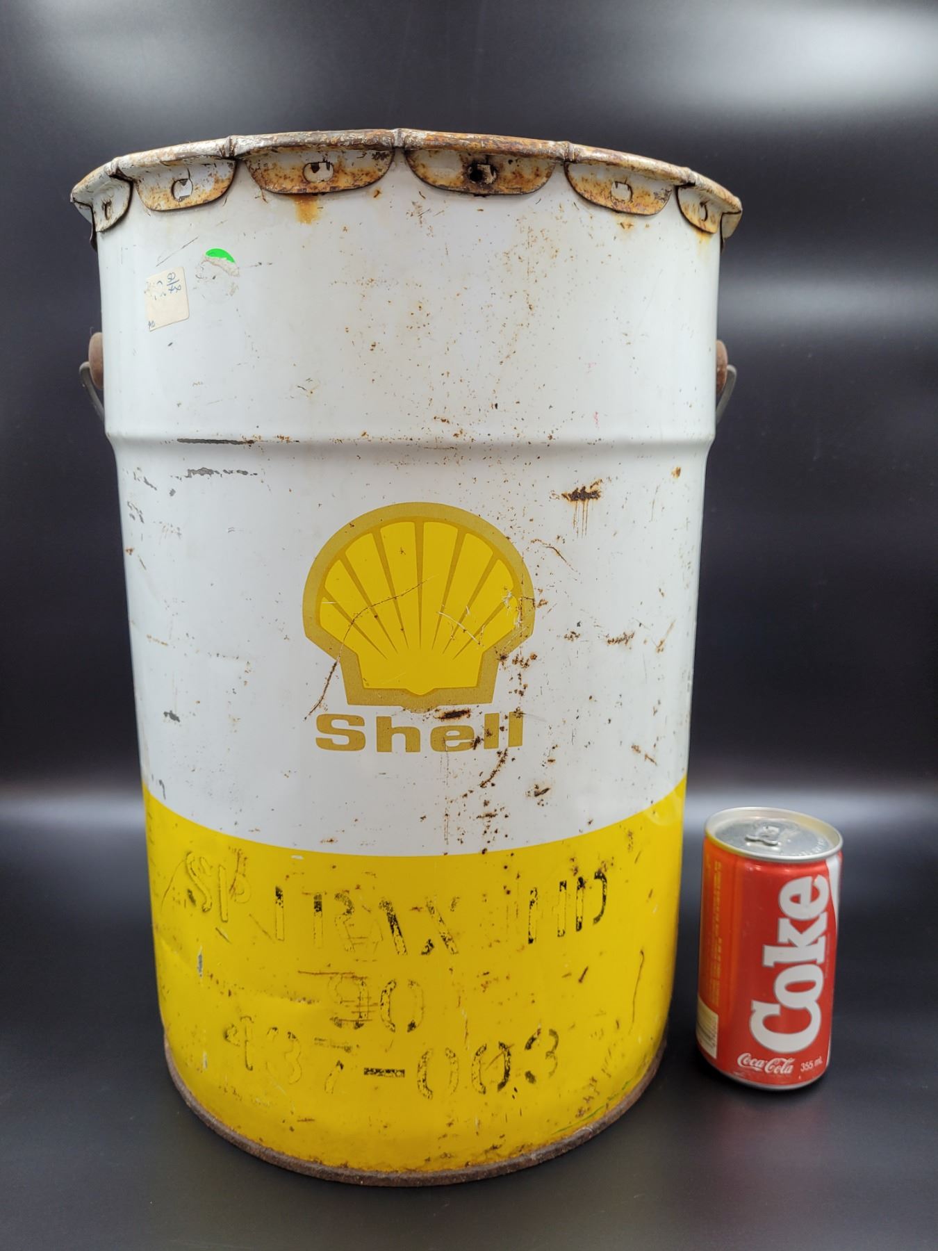Vintage Shell 5 Gallon Oil Can