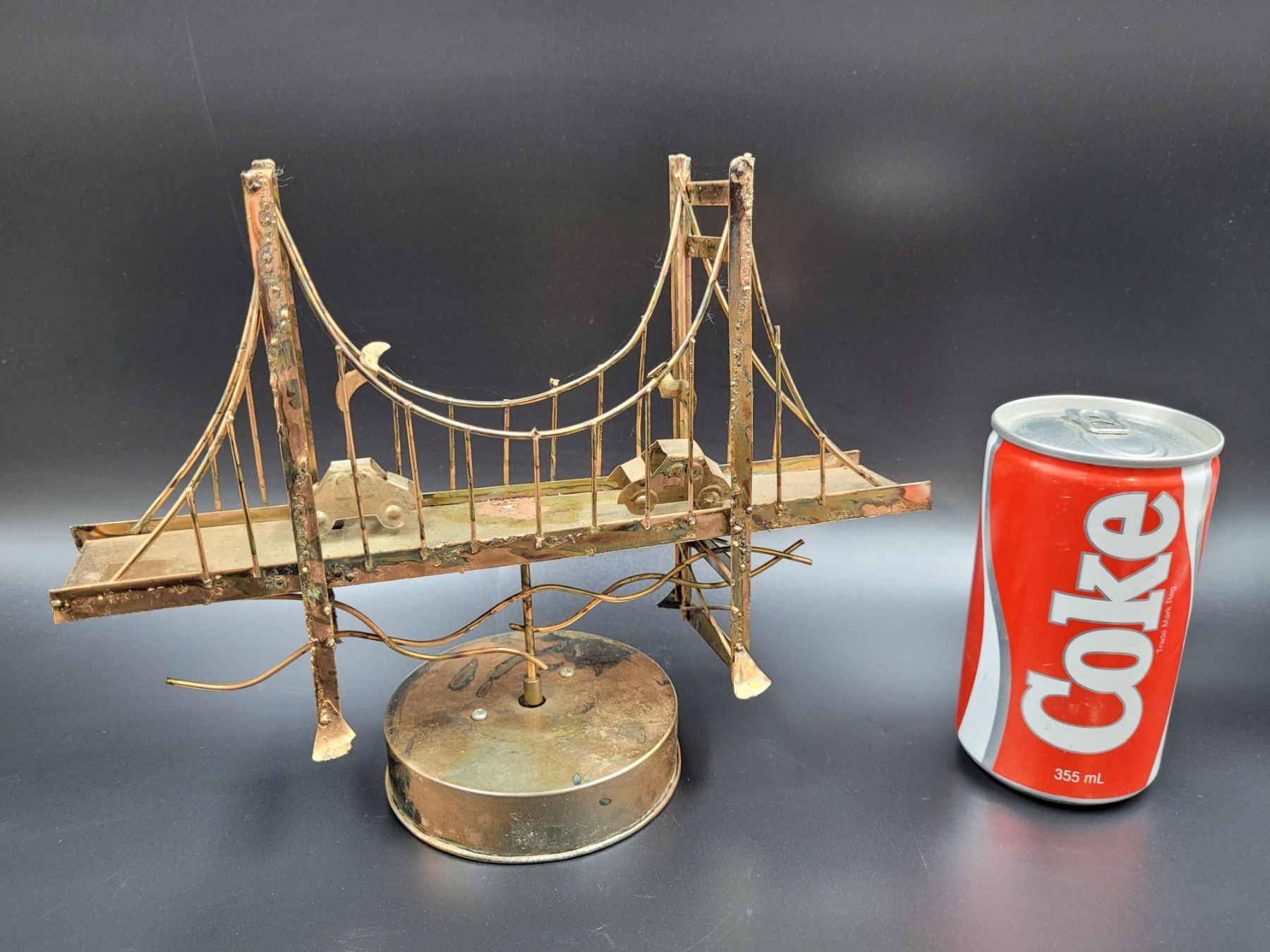 Vintage Tin Bridge Music Box