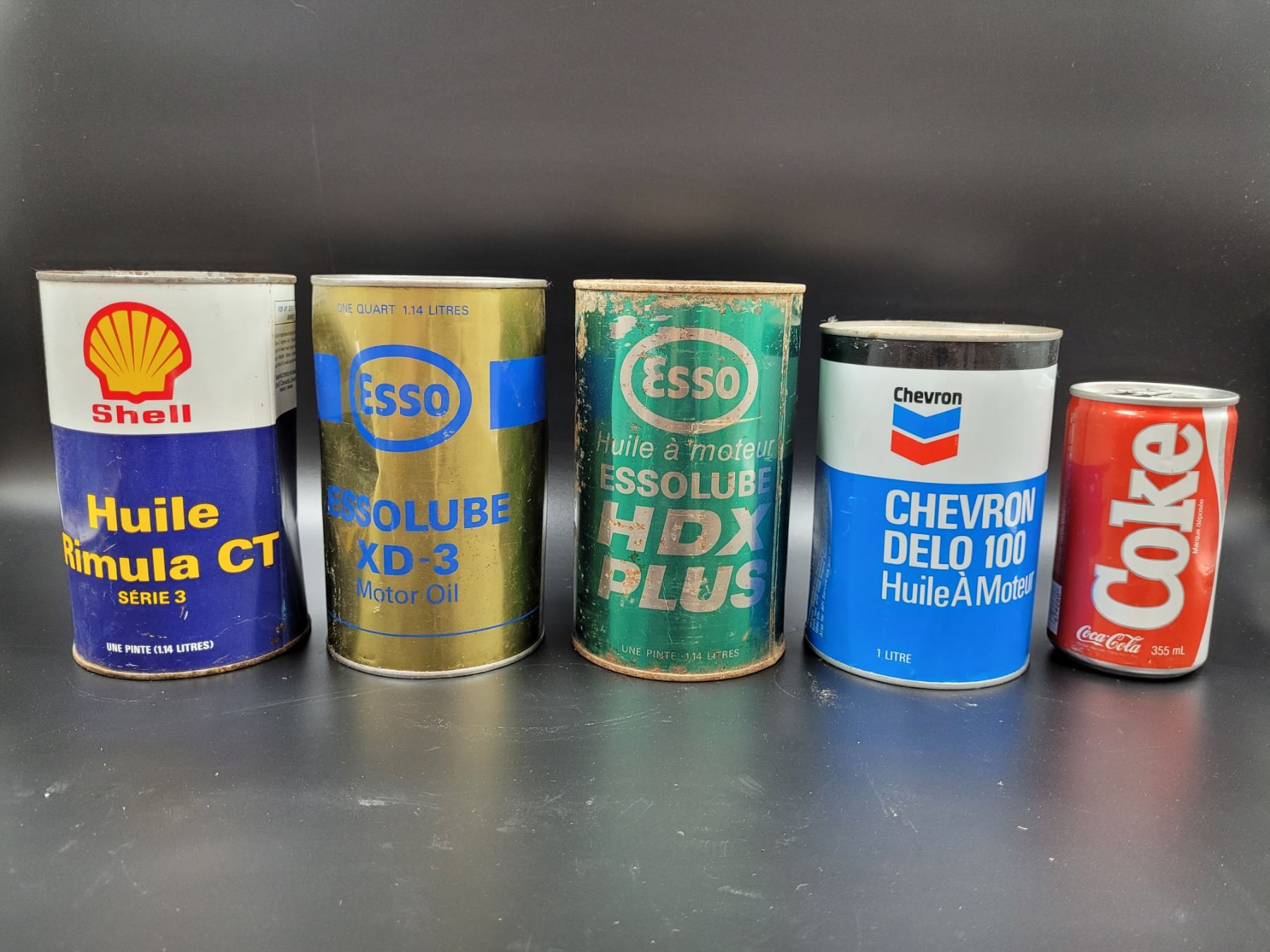 Vintage Motor Oil Cans