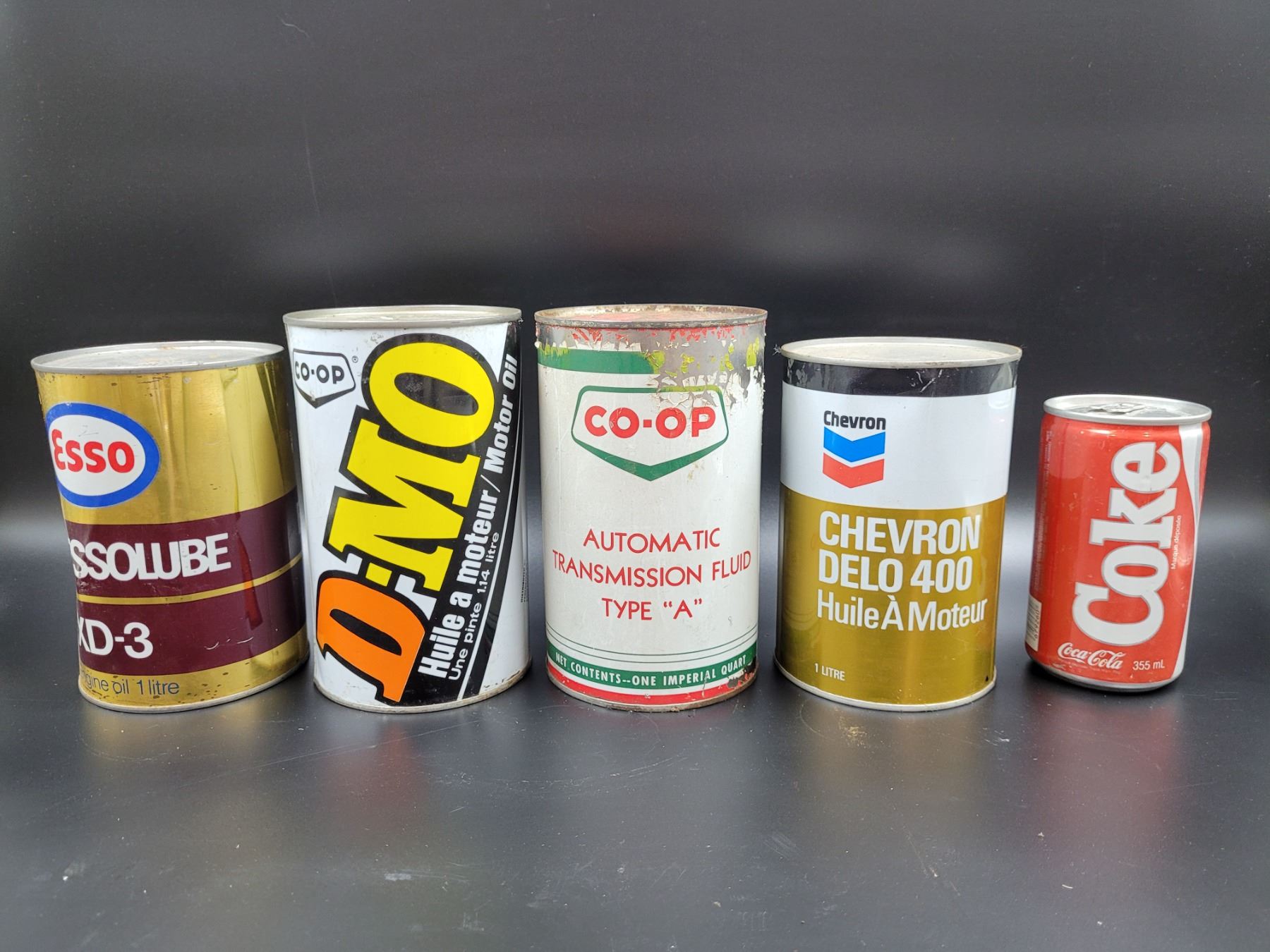 Vintage Motor Oil Cans