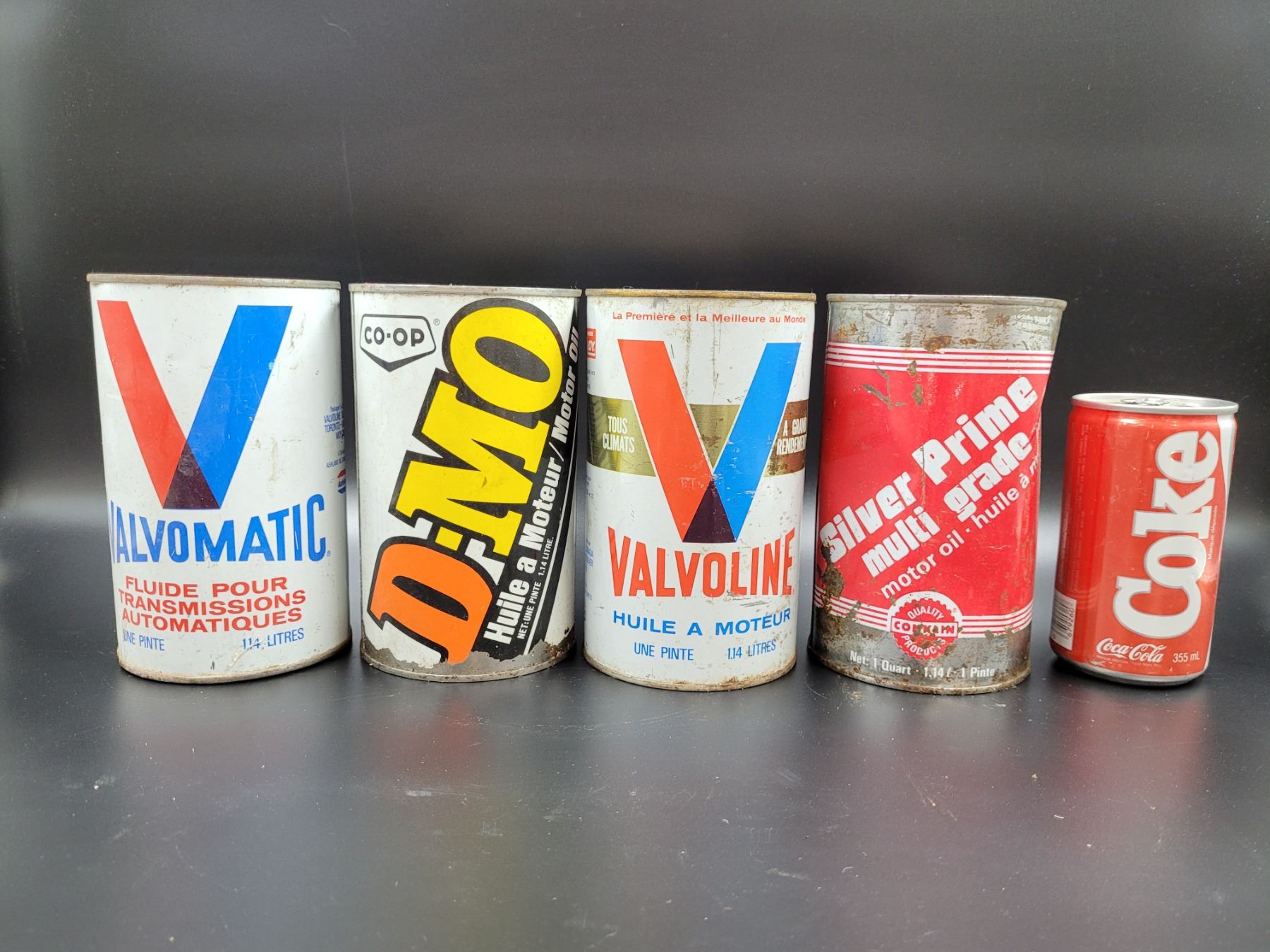 Vintage Motor Oil Cans